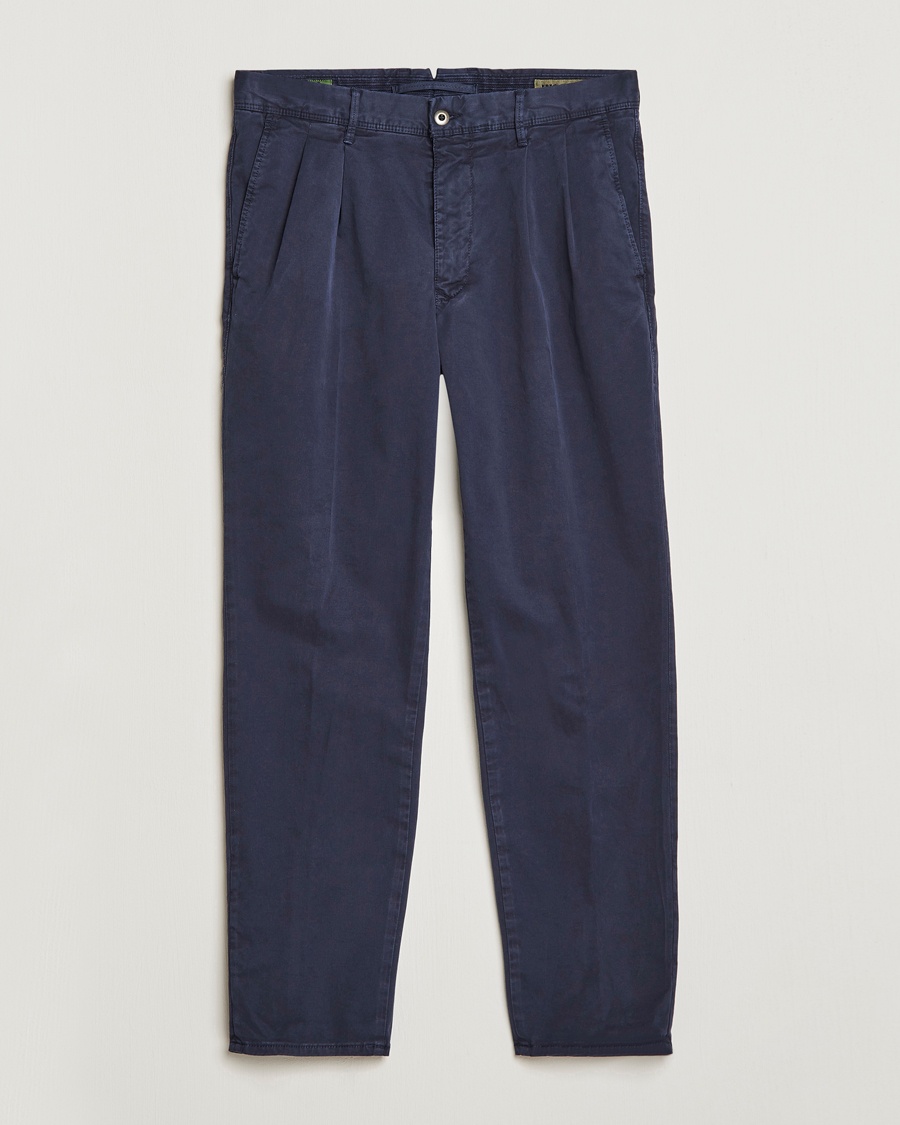 Incotex Slim Fit Comfort Chinos Navy at CareOfCarl.com