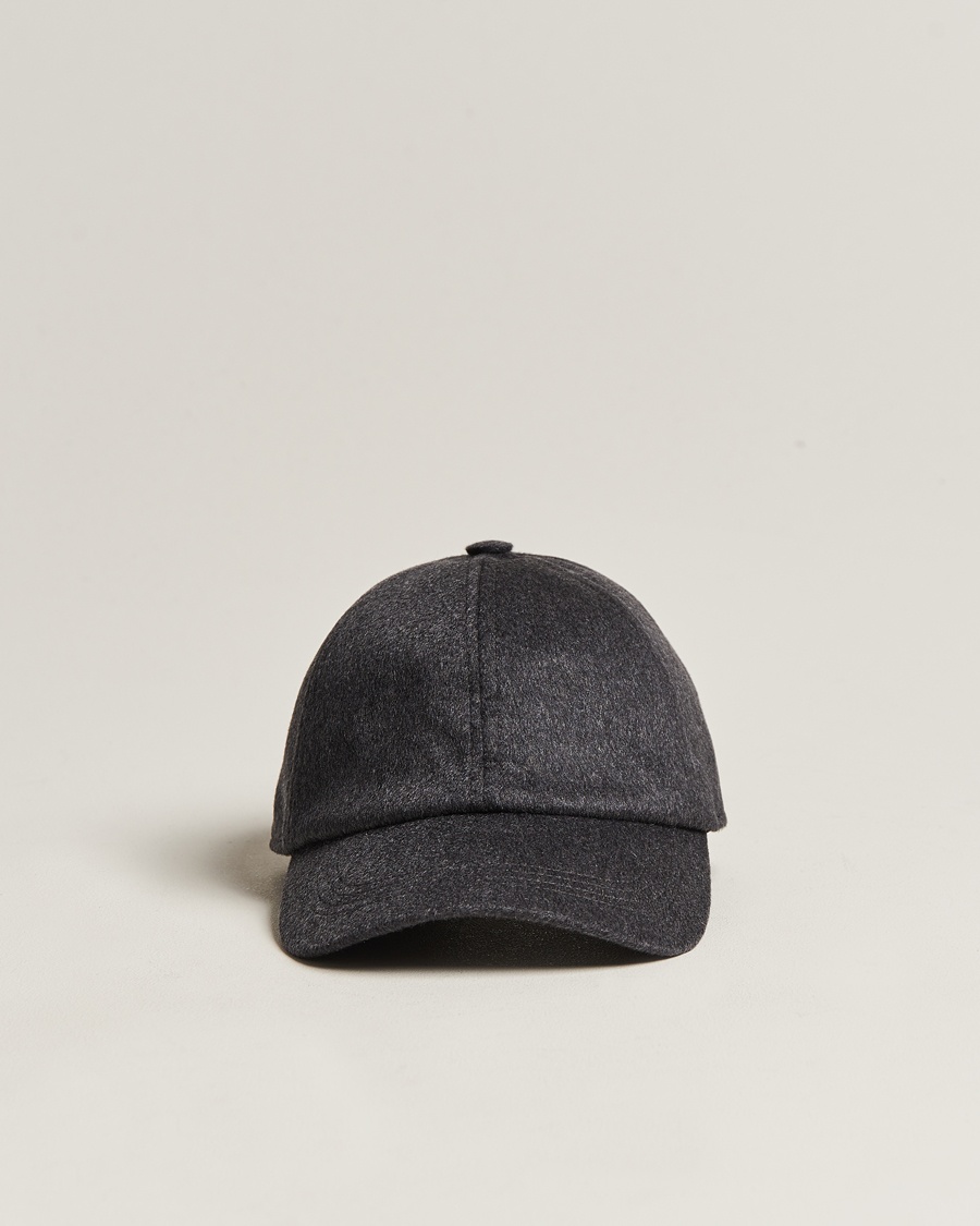 Polo Ralph Lauren Wool Cap Medium Grey at CareOfCarl.com