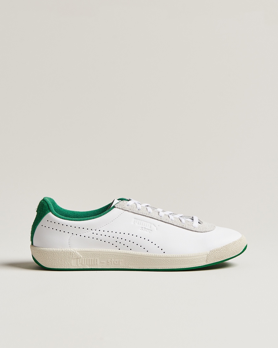 Puma Star OG Tennis Sneaker White/Archive Green at CareOfCarl.com