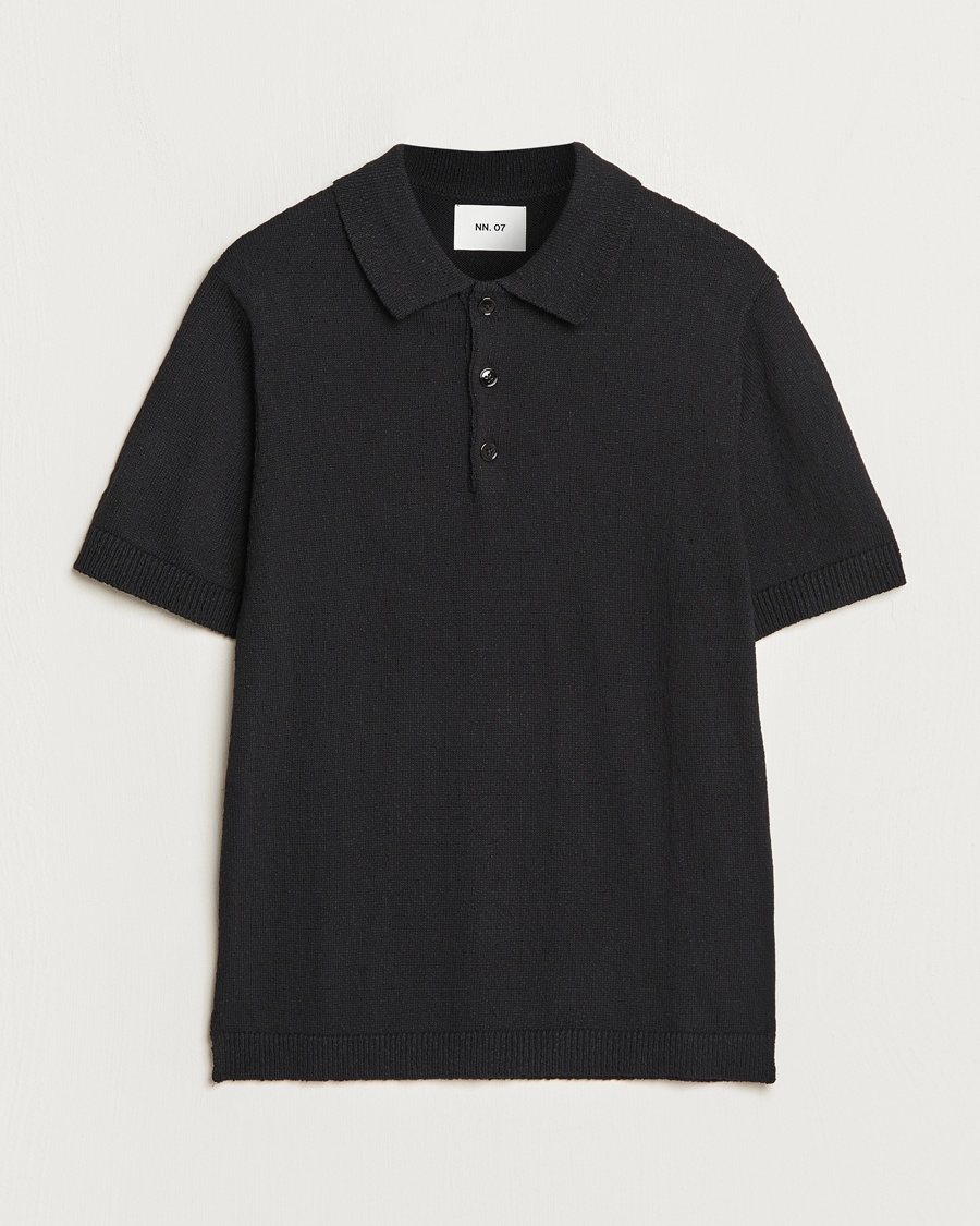 Lacoste Regular Fit Tonal Crocodile Poloshirt Black at CareOfCarl.com
