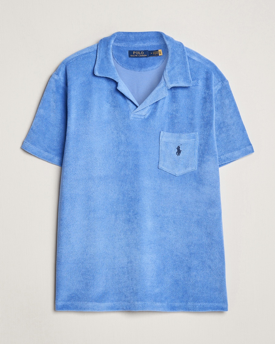 Polo Ralph Lauren Classic Fit Open Collar Stretch Polo Refined Navy at Care