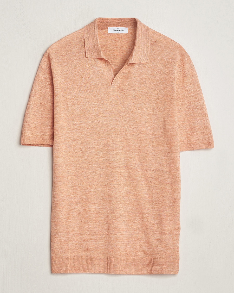 Gran Sasso Cotton Terry Polo Light Blue at CareOfCarl.com