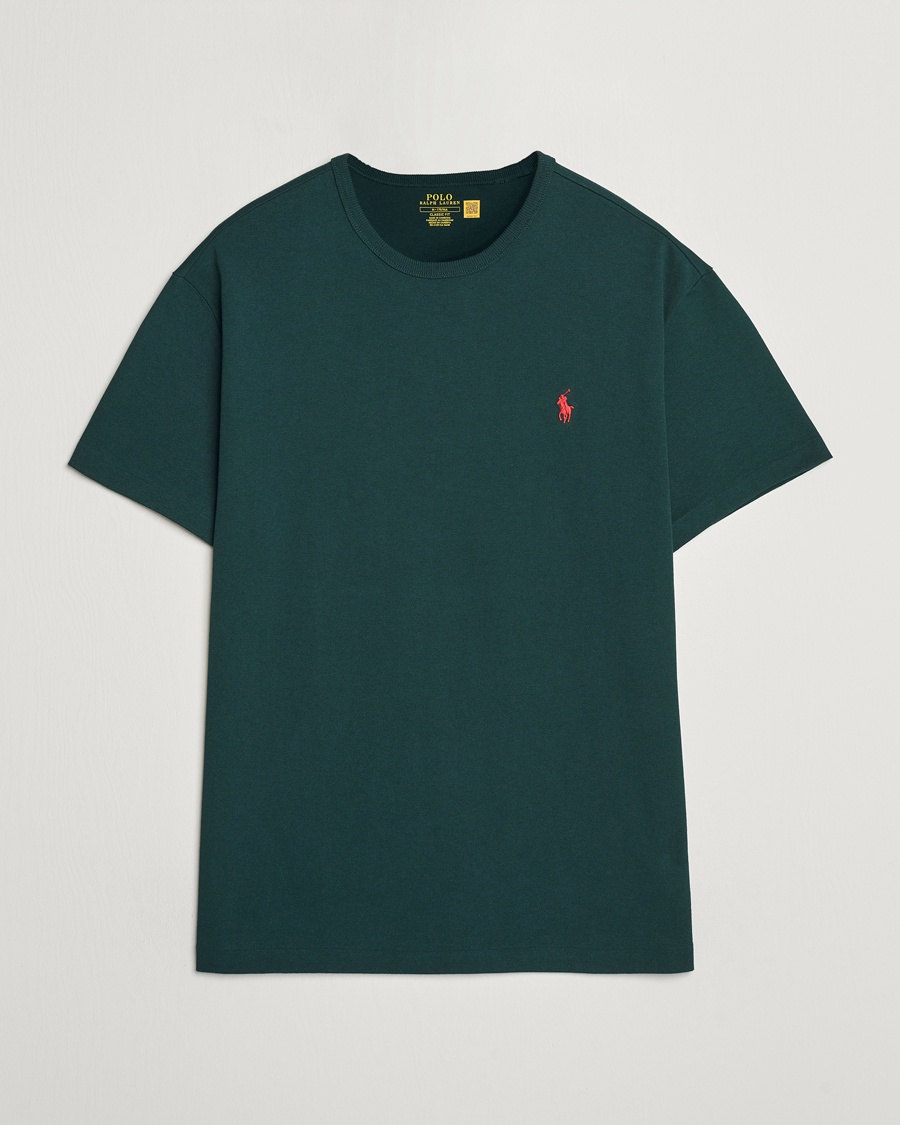 Polo Ralph Lauren Classic Fit Open Collar Stretch Polo Refined Navy at Care
