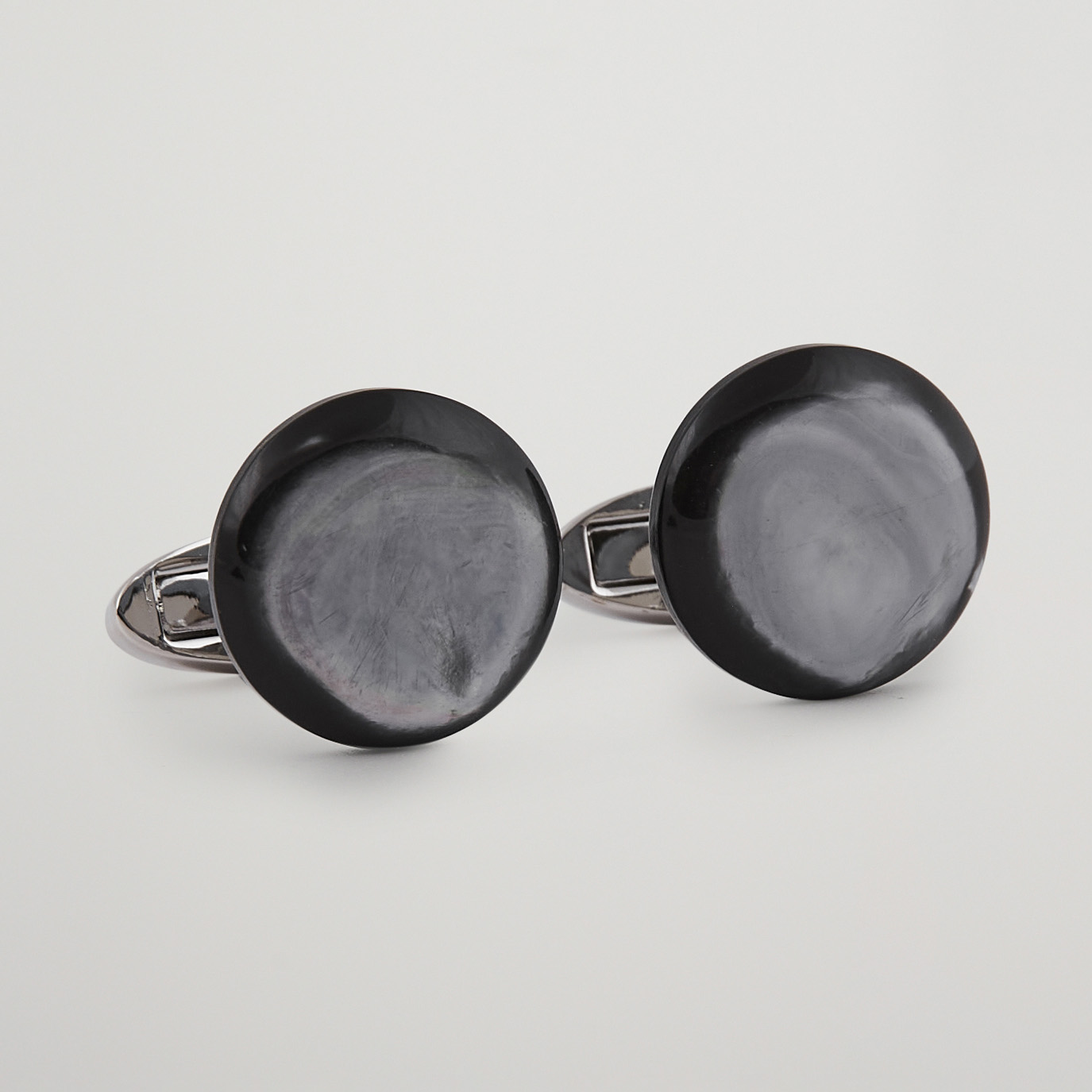 Stenströms Mother of Pearl Cufflink Grey at CareOfCarl.com