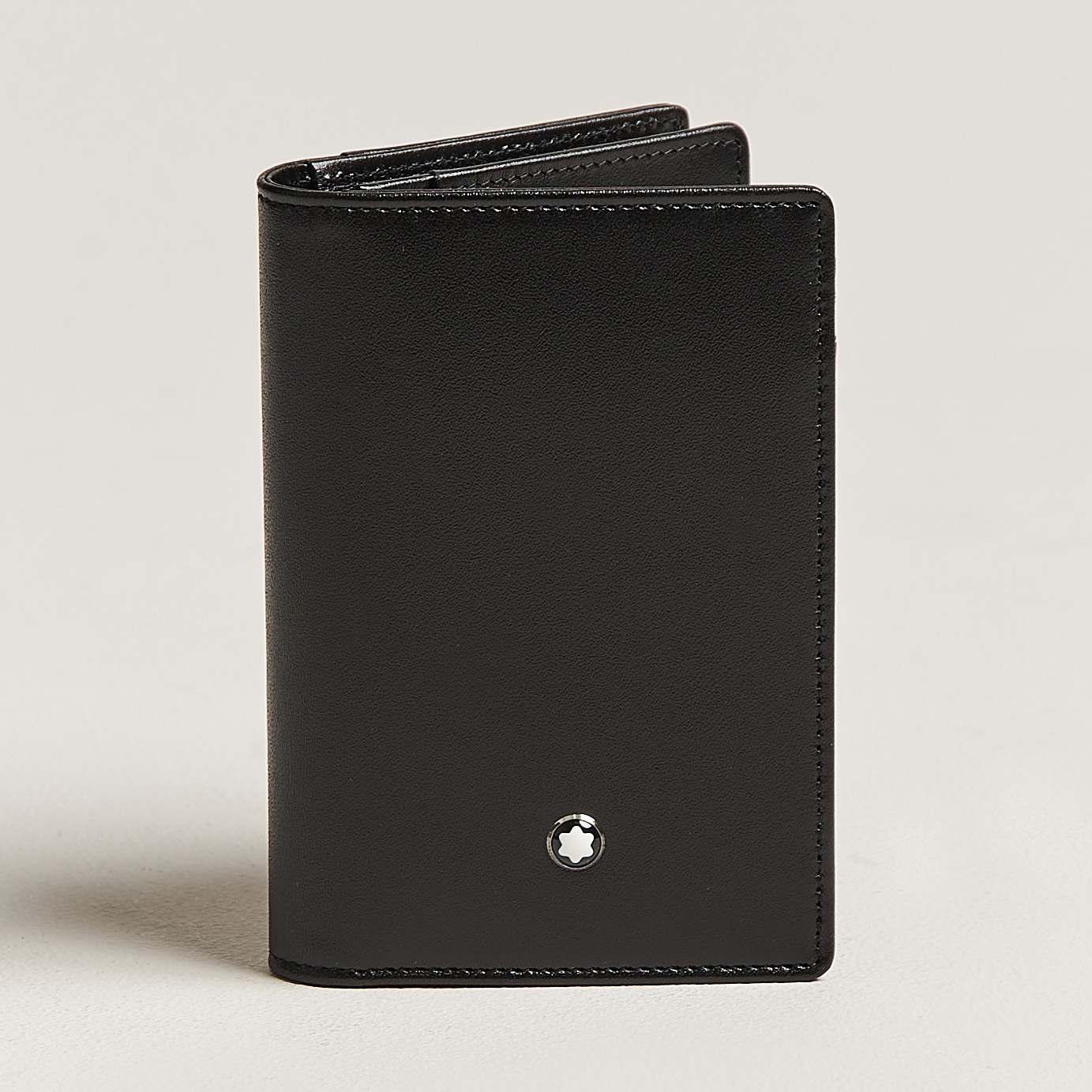 Montblanc MST Business Card Holder Gusset Black at CareOfCarl.com