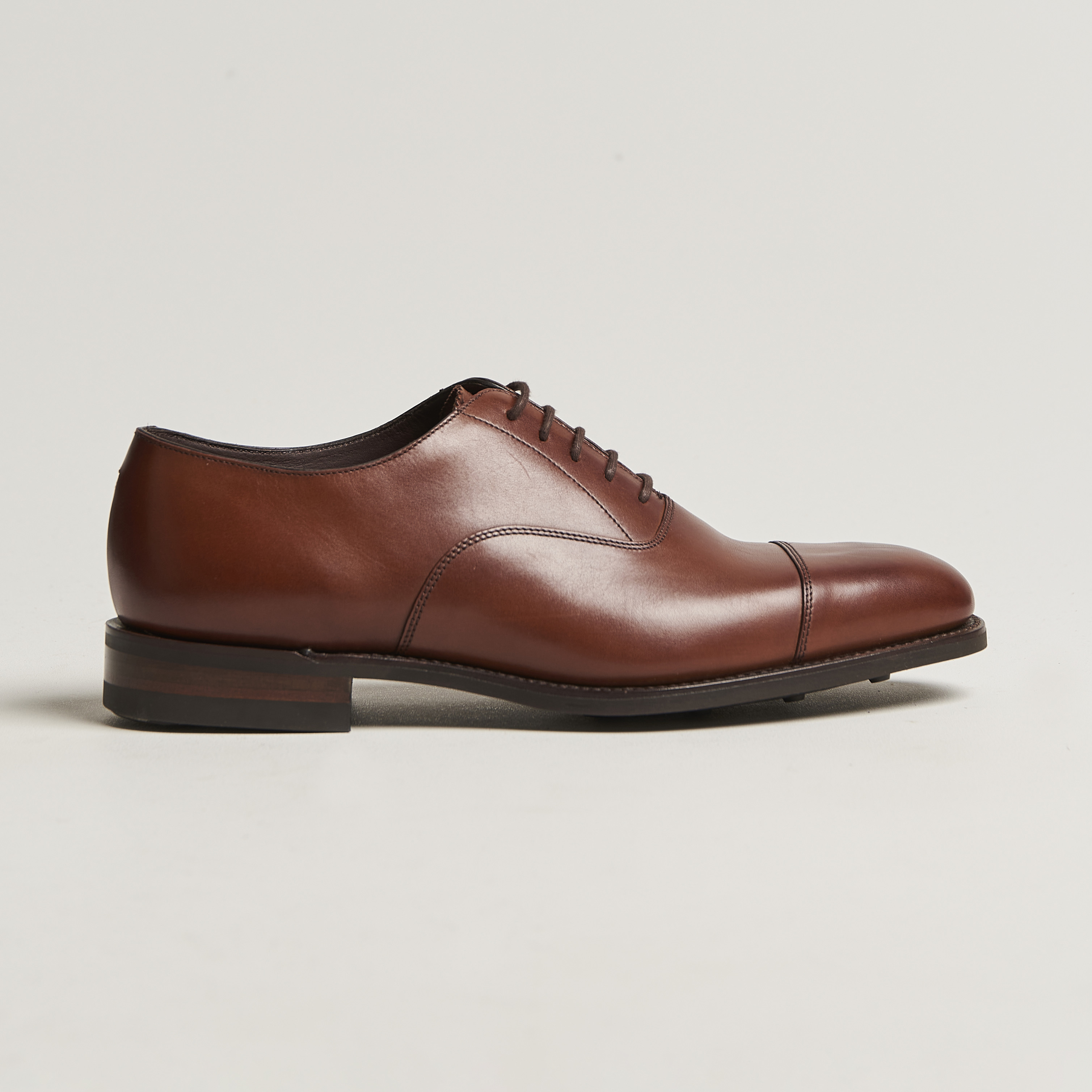 Loake 1880 Aldwych Single Dainite Oxford Brown Calf at CareOfCarl.com