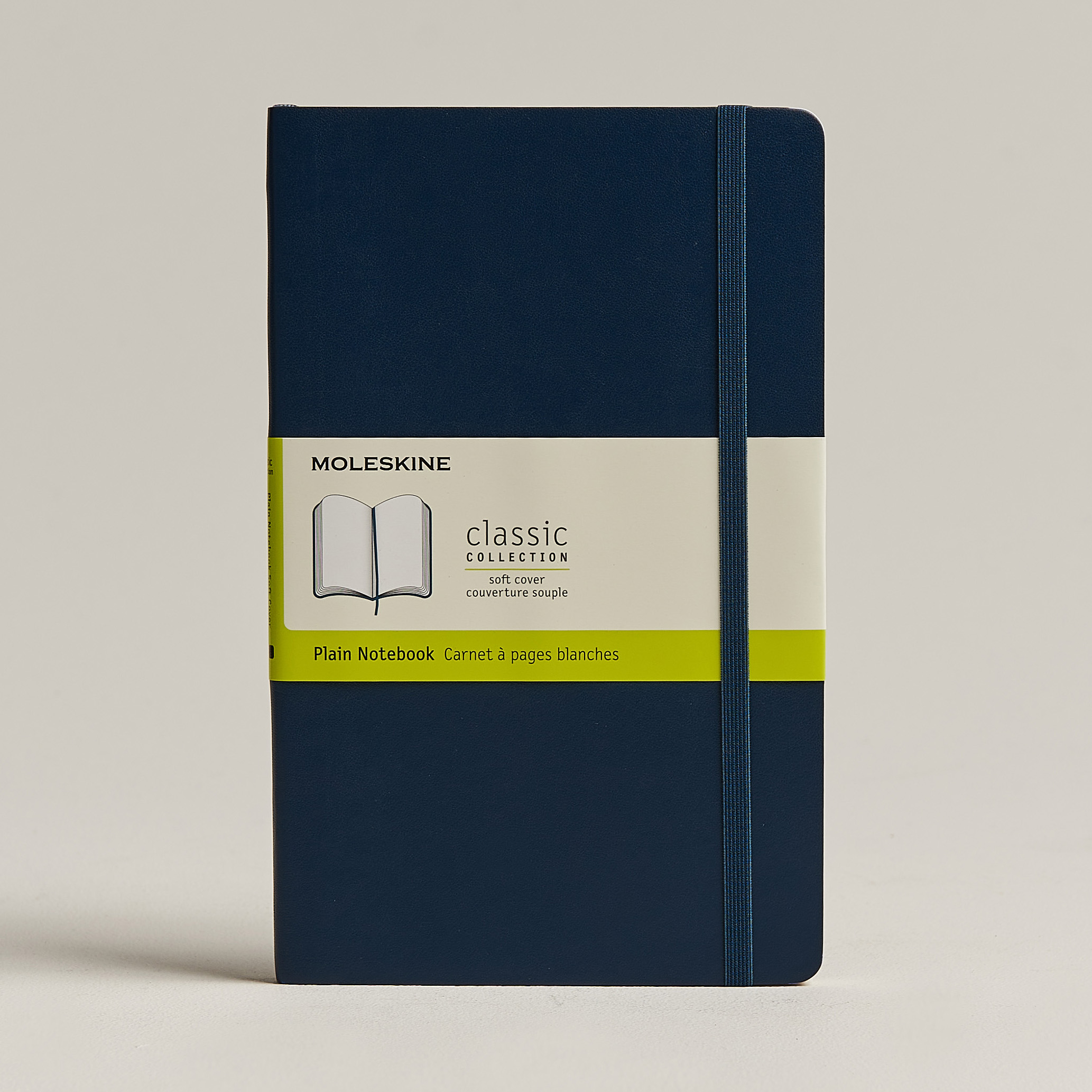 Moleskine Plain Soft Notebook Large Sapphire Blue at CareOfCarl.com