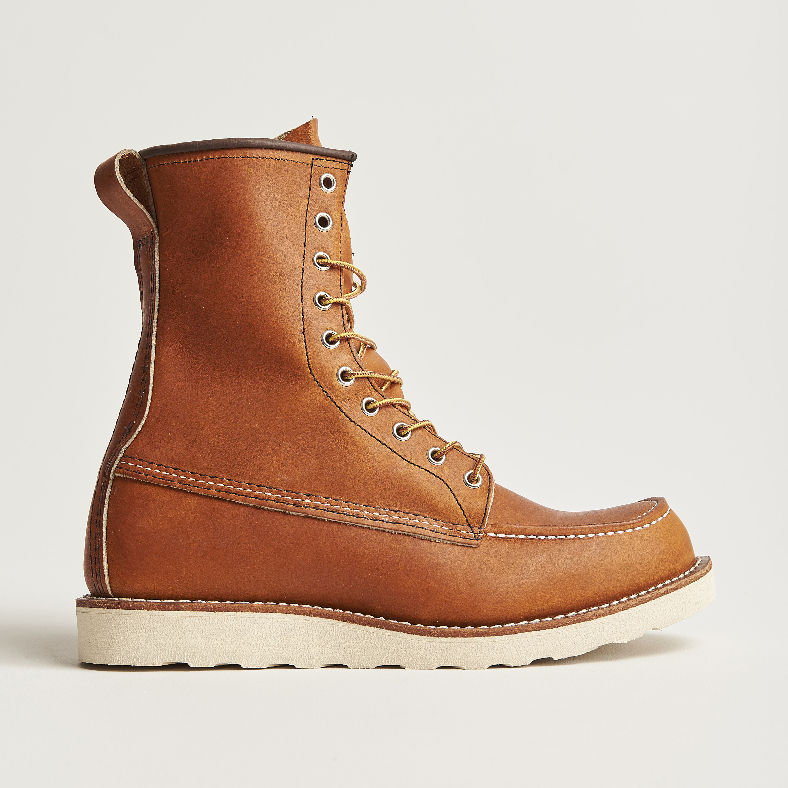 Red Wing Shoes Moc Toe High Boot Oro Legacy Leather at CareOfCarl.com