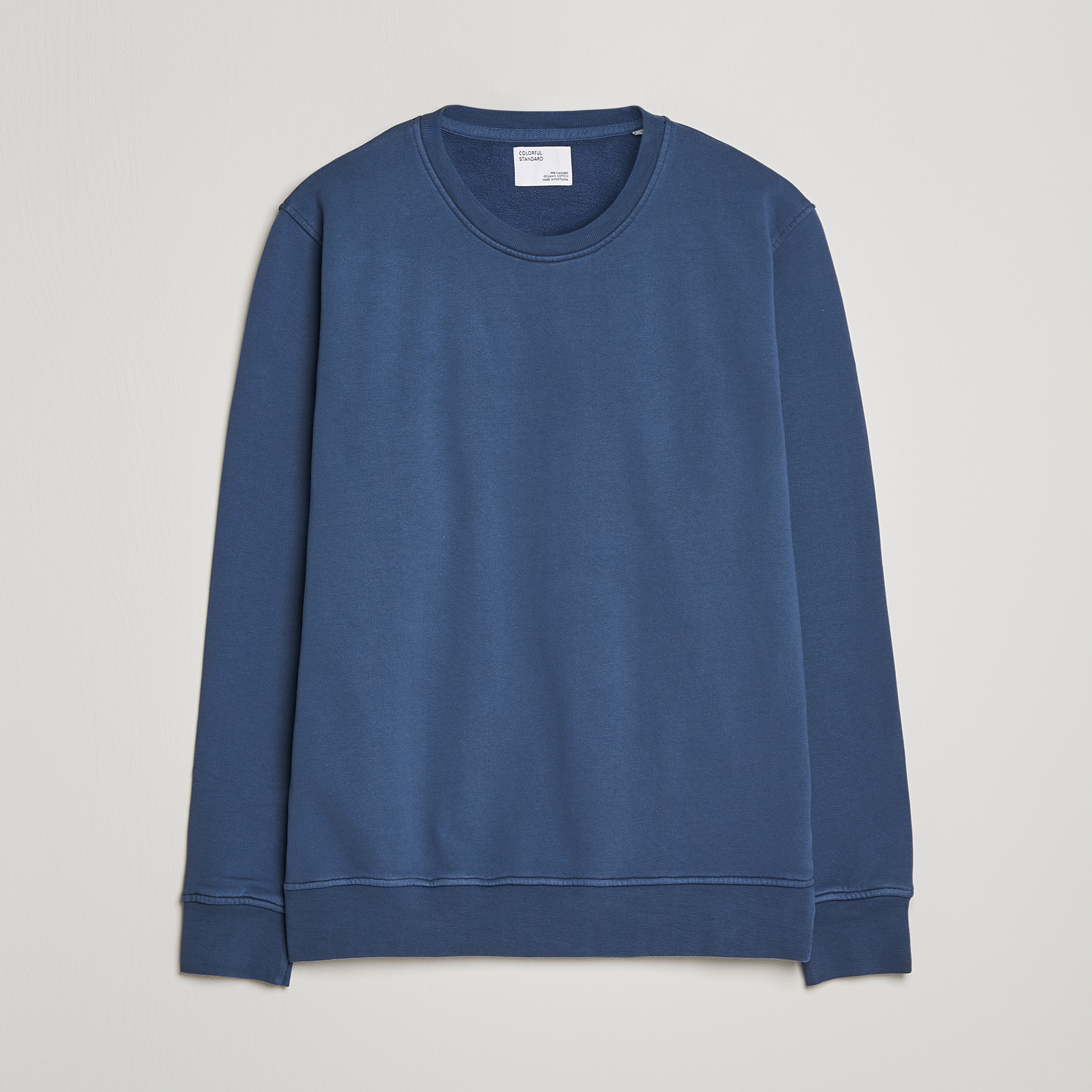 Colorful Standard Classic Organic Crew Neck Sweat Petrol Blue at CareOfCarl