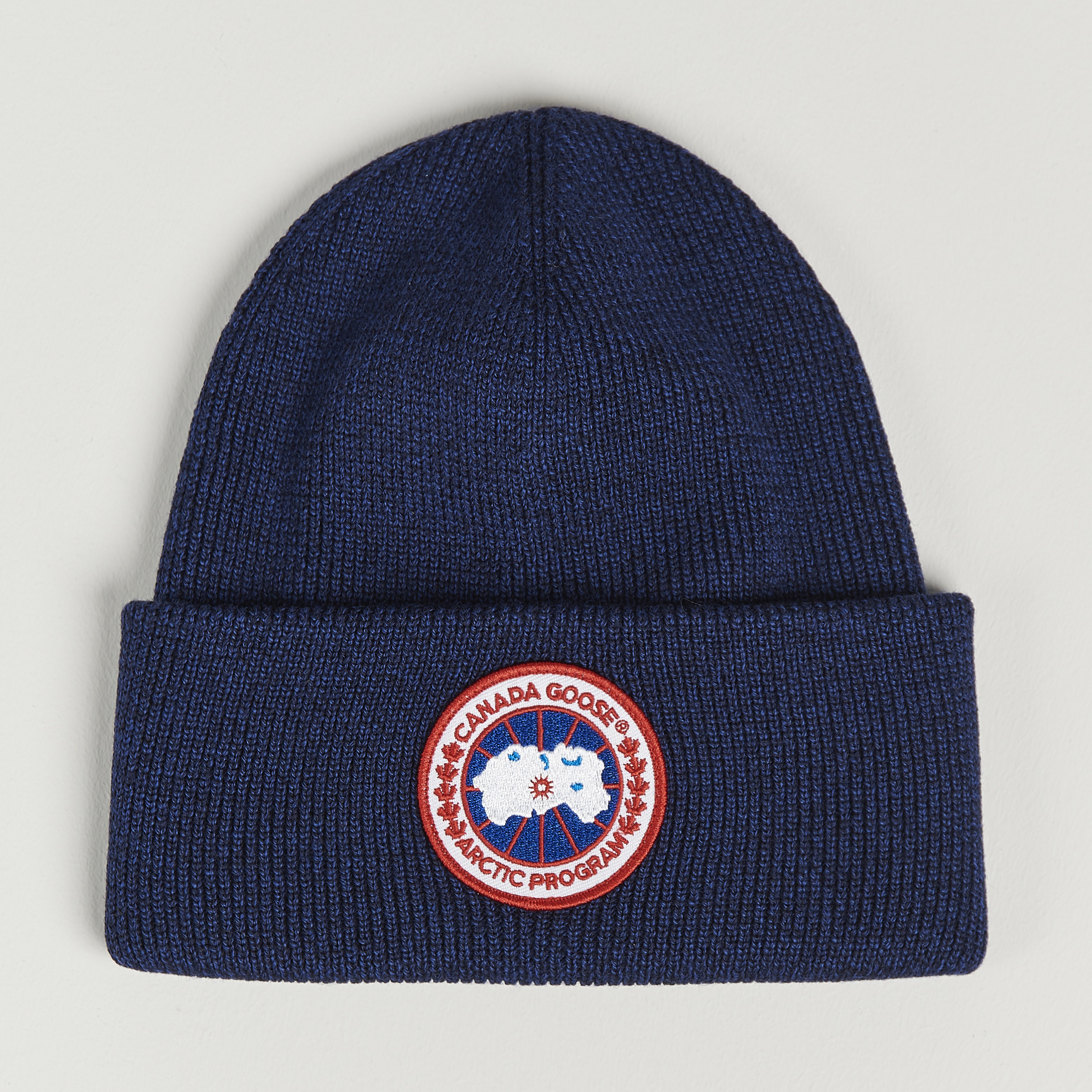 Canada Goose Arctic Disc Toque Navy Heather at CareOfCarl.com