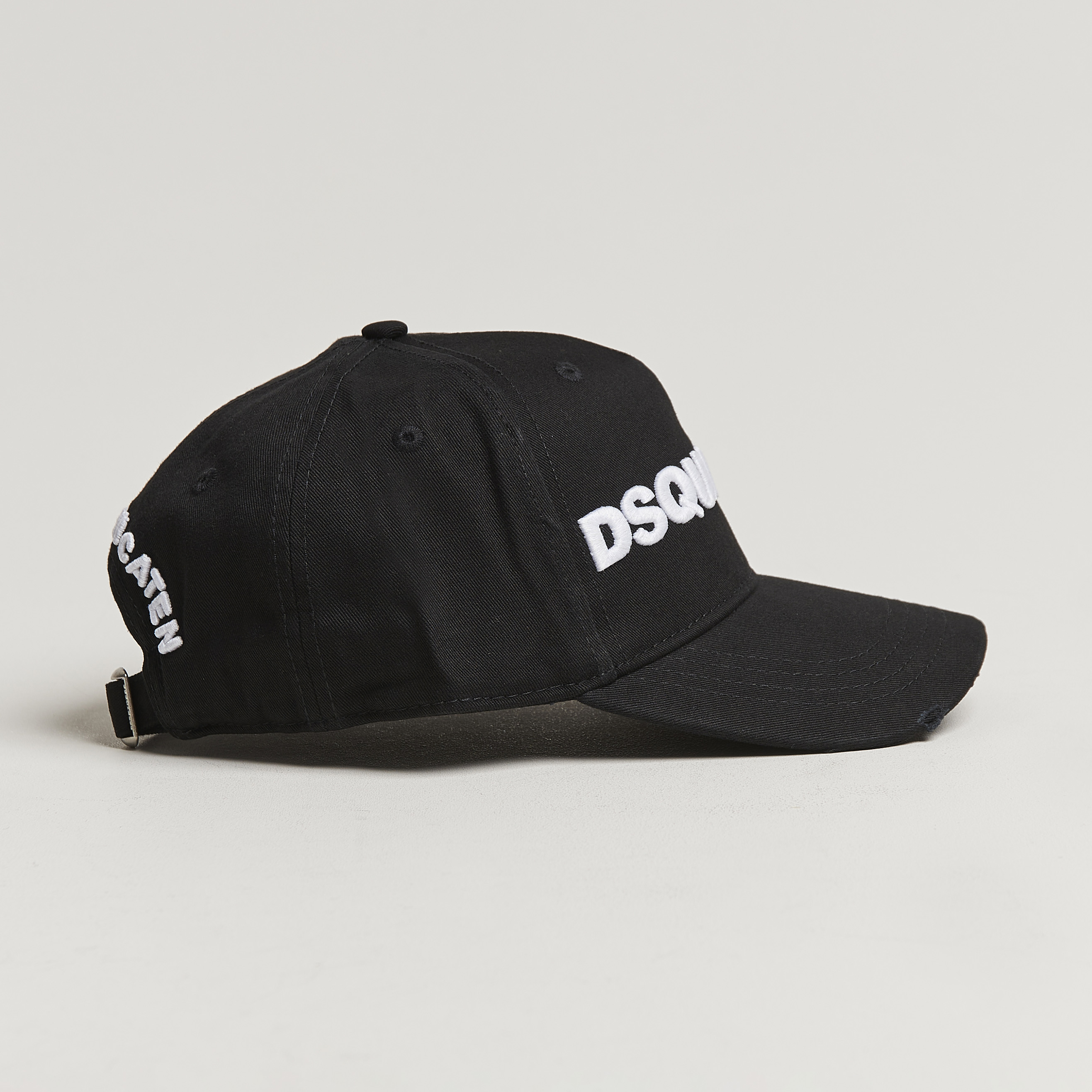 Dsquared2 Lettering Logo Baseball Cap Black/White at CareOfCarl.com