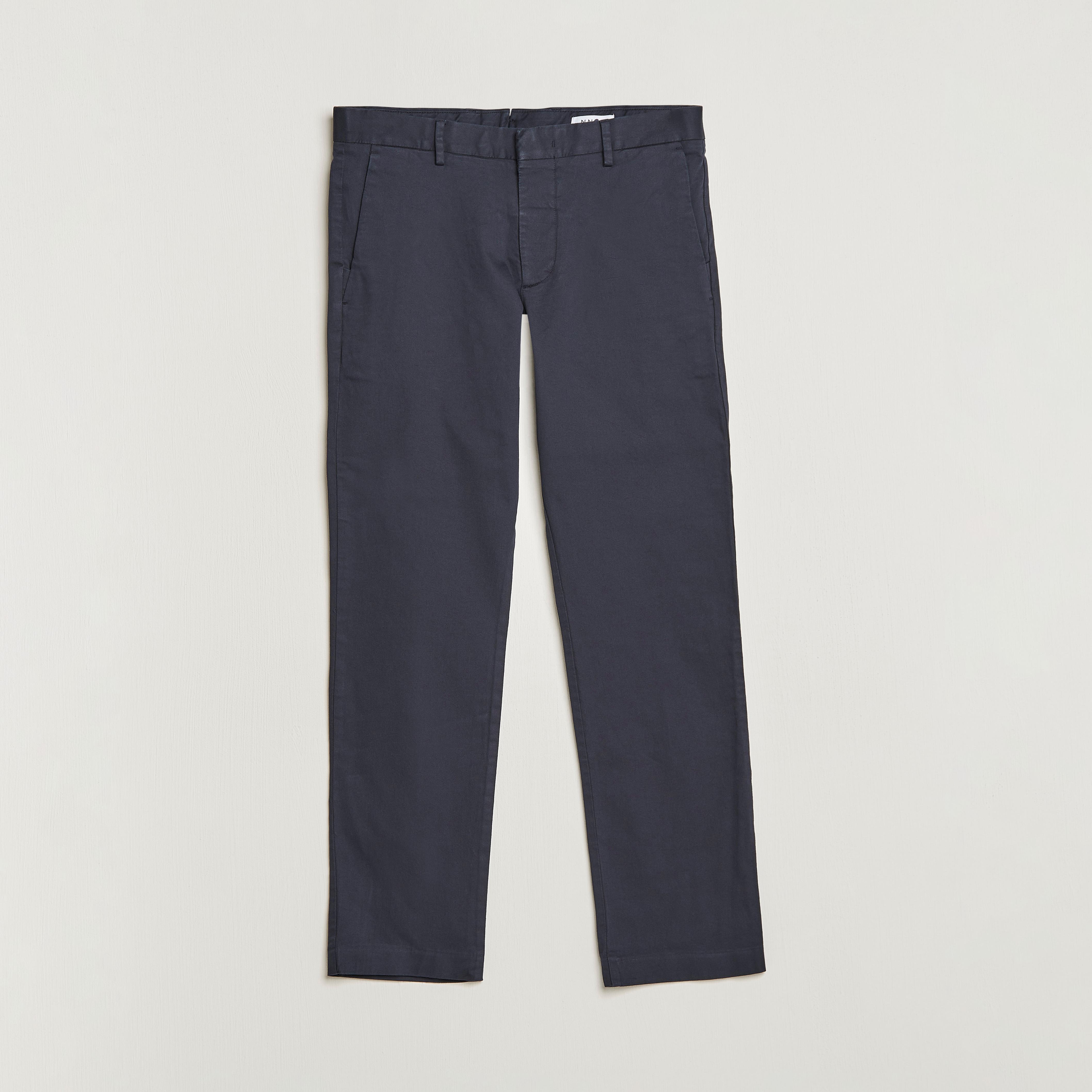 NN07 Theo Regular Fit Stretch Chinos Navy Blue at CareOfCarl.com