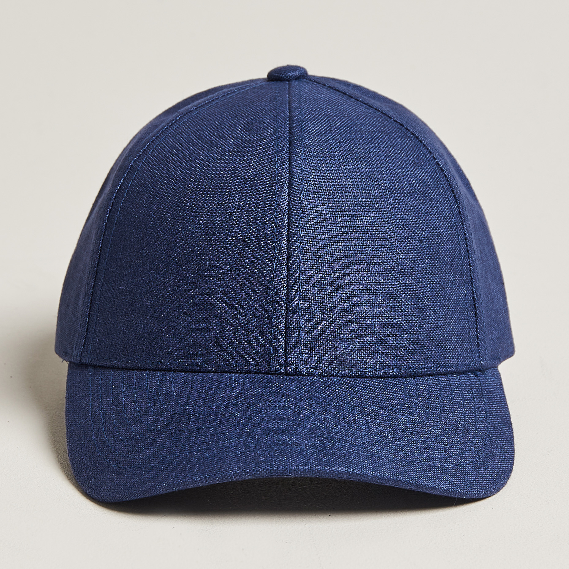 Varsity Headwear Linen Baseball Cap Oxford Blue at CareOfCarl.com
