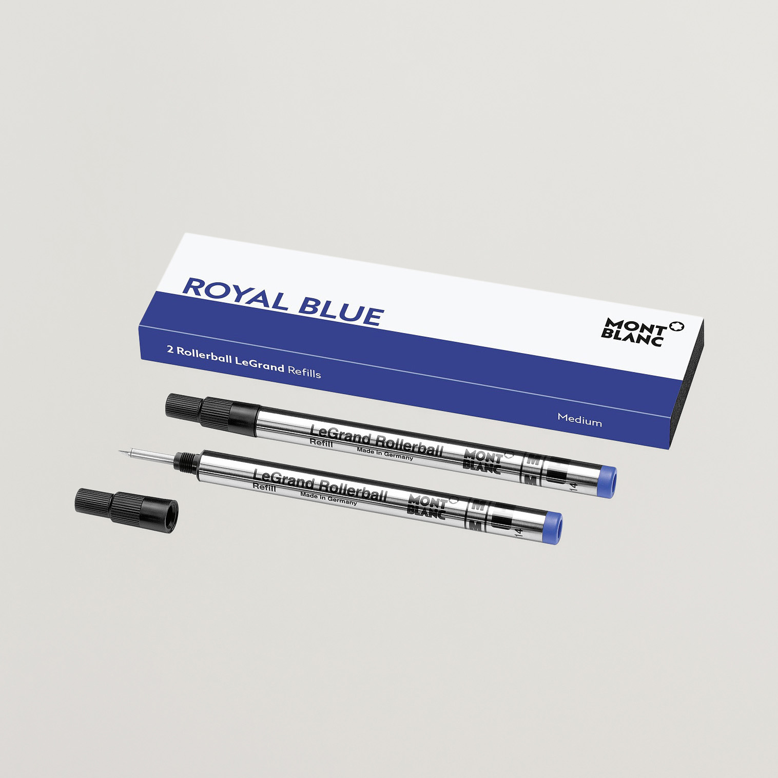 Montblanc 2 Rollerball LeGrand Pen Refills Royal Blue at CareOfCarl.com