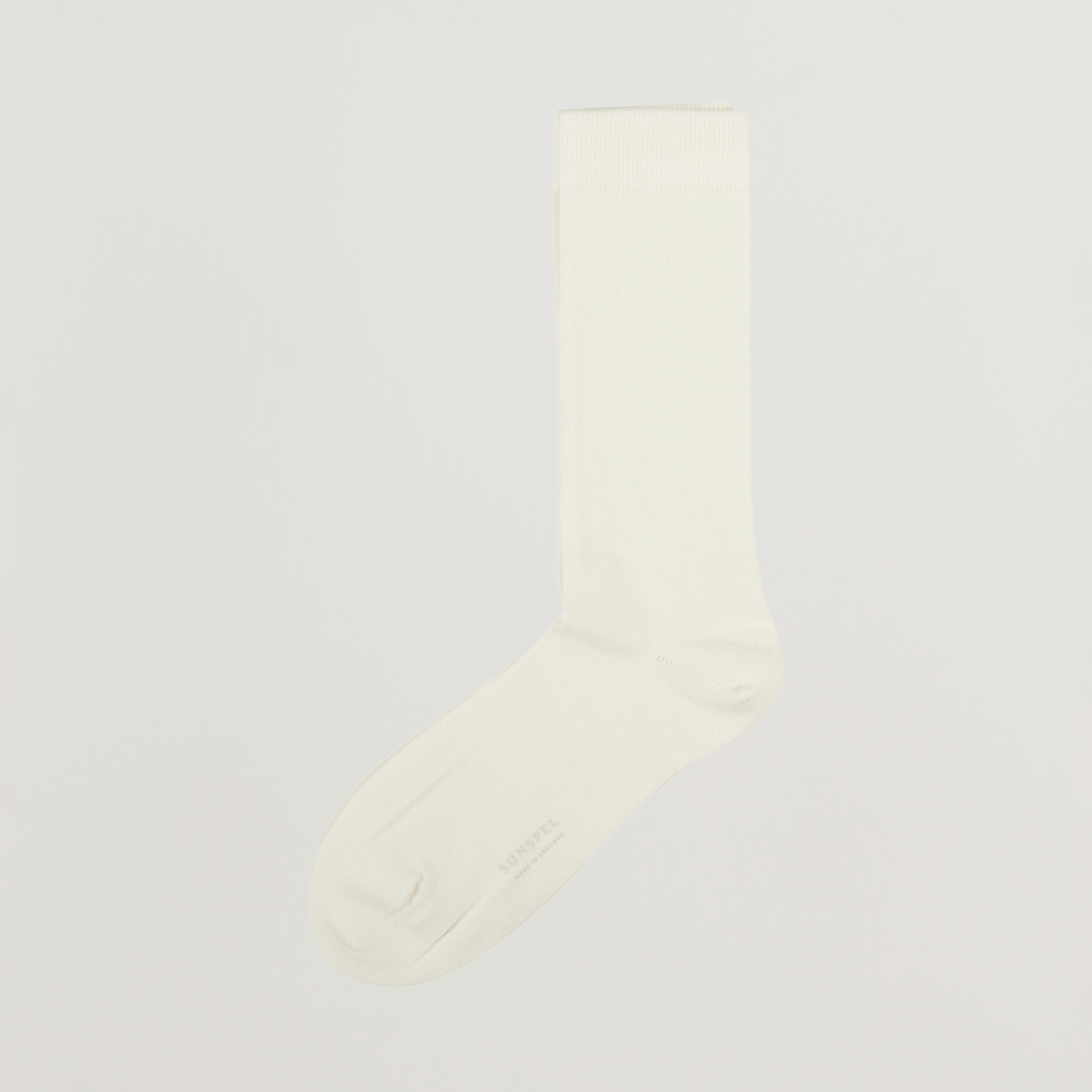 Sunspel Cotton Blend Socks White at CareOfCarl.com