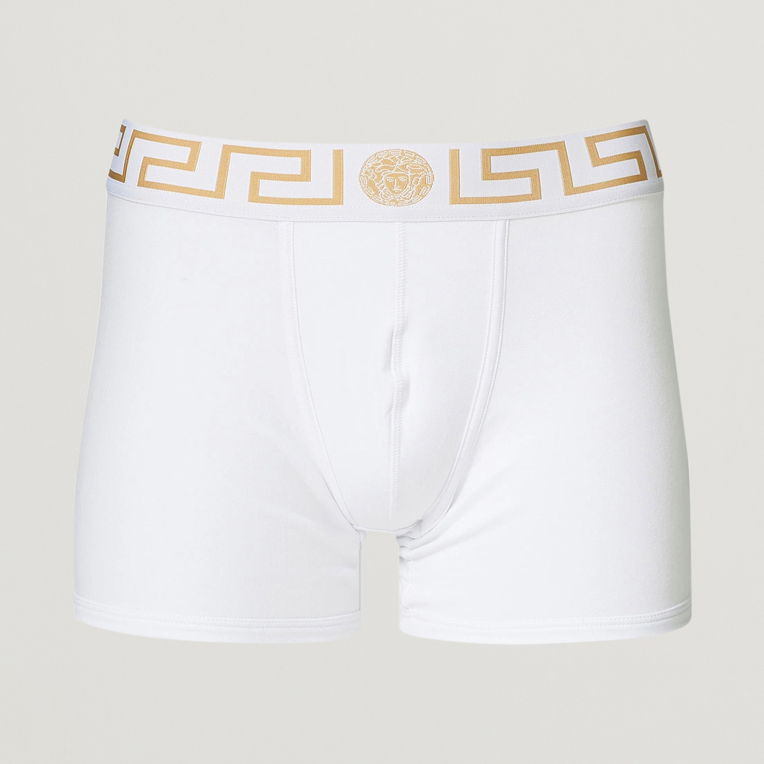 Versace Greca Boxer Briefs White at CareOfCarl.com