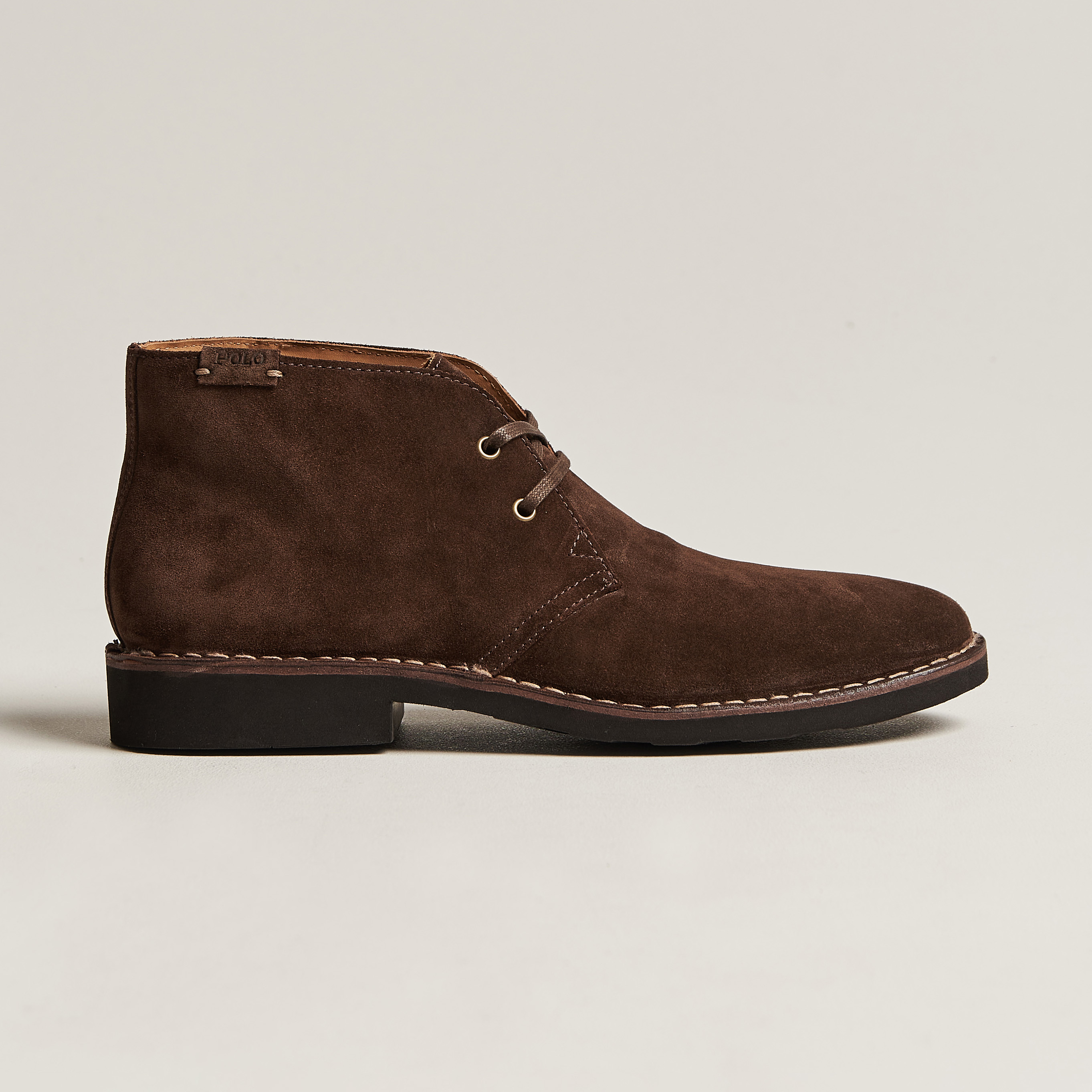 Polo Ralph Lauren Talan Chukka Boot Chocolate Brown at CareOfCarl.com