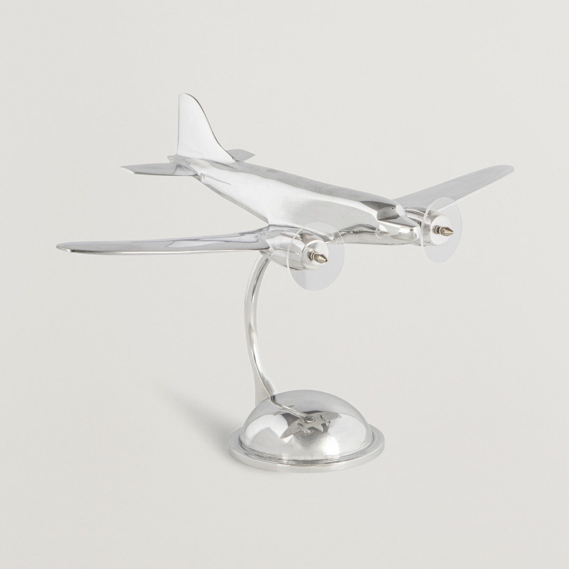 Authentic Models Desktop DC-3 Airplane Silver at CareOfCarl.com