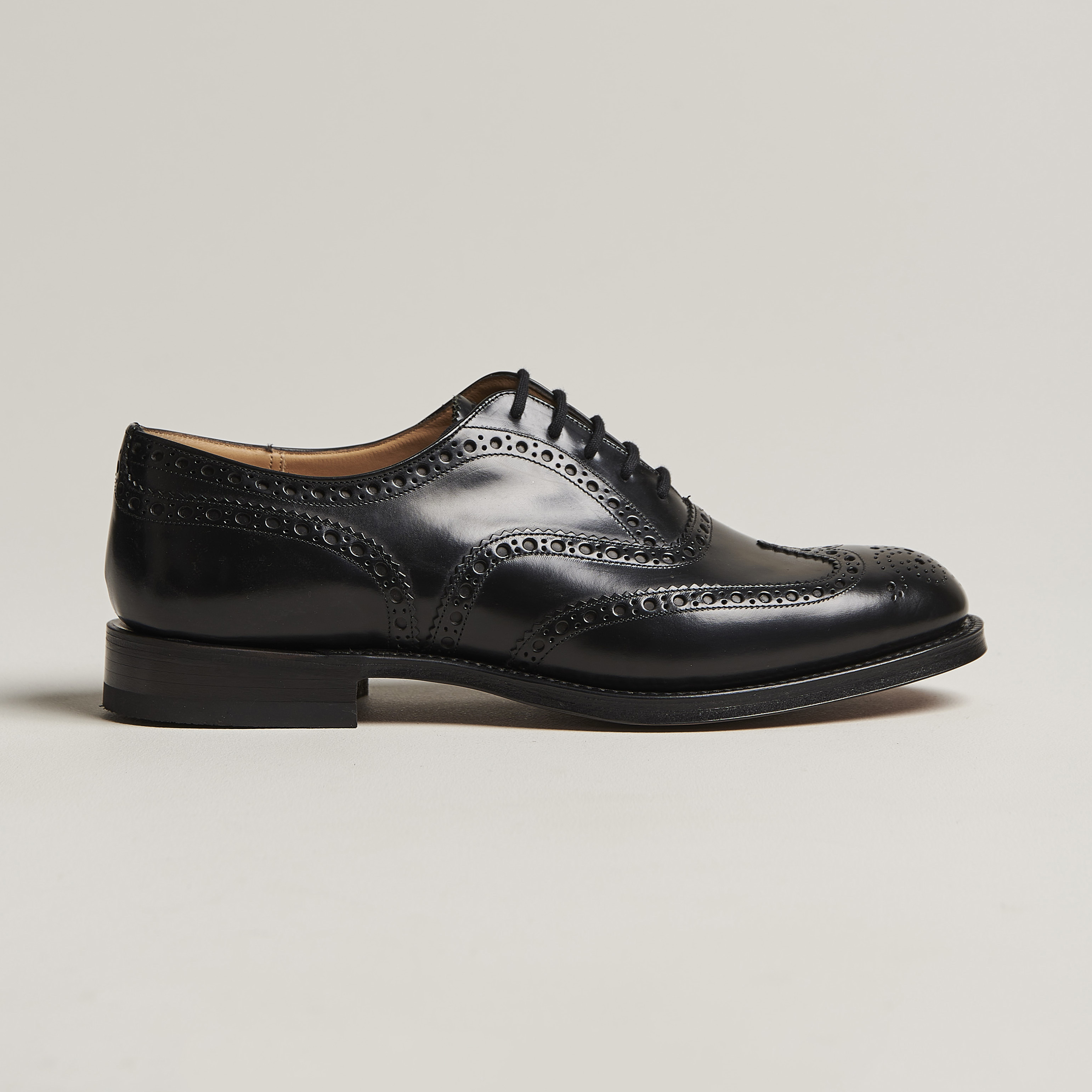 Church's Burwood Polished Binder Brogue Black at CareOfCarl.com