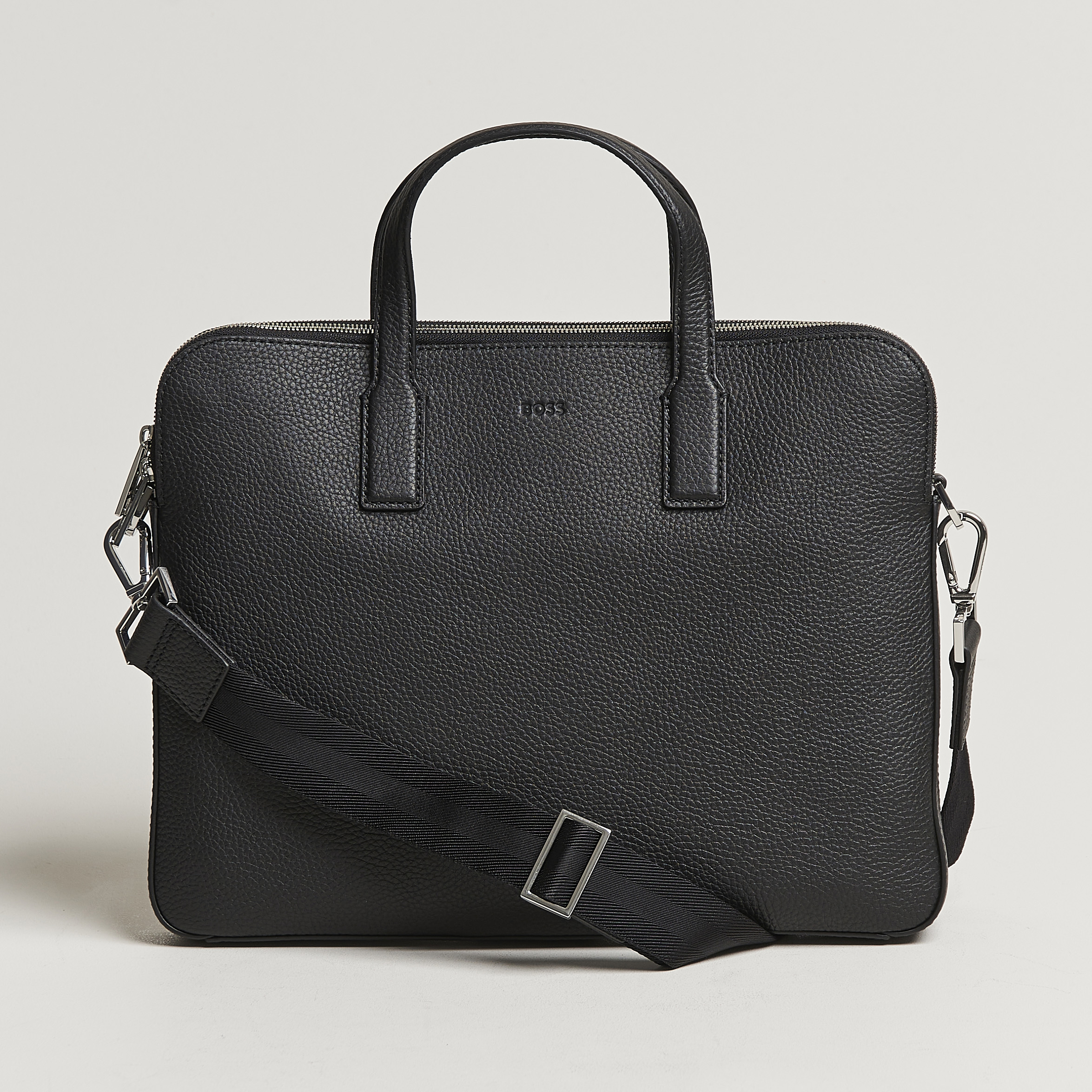 Crosstown Slim Computer Leather Bag Black at CareOfCarl.com