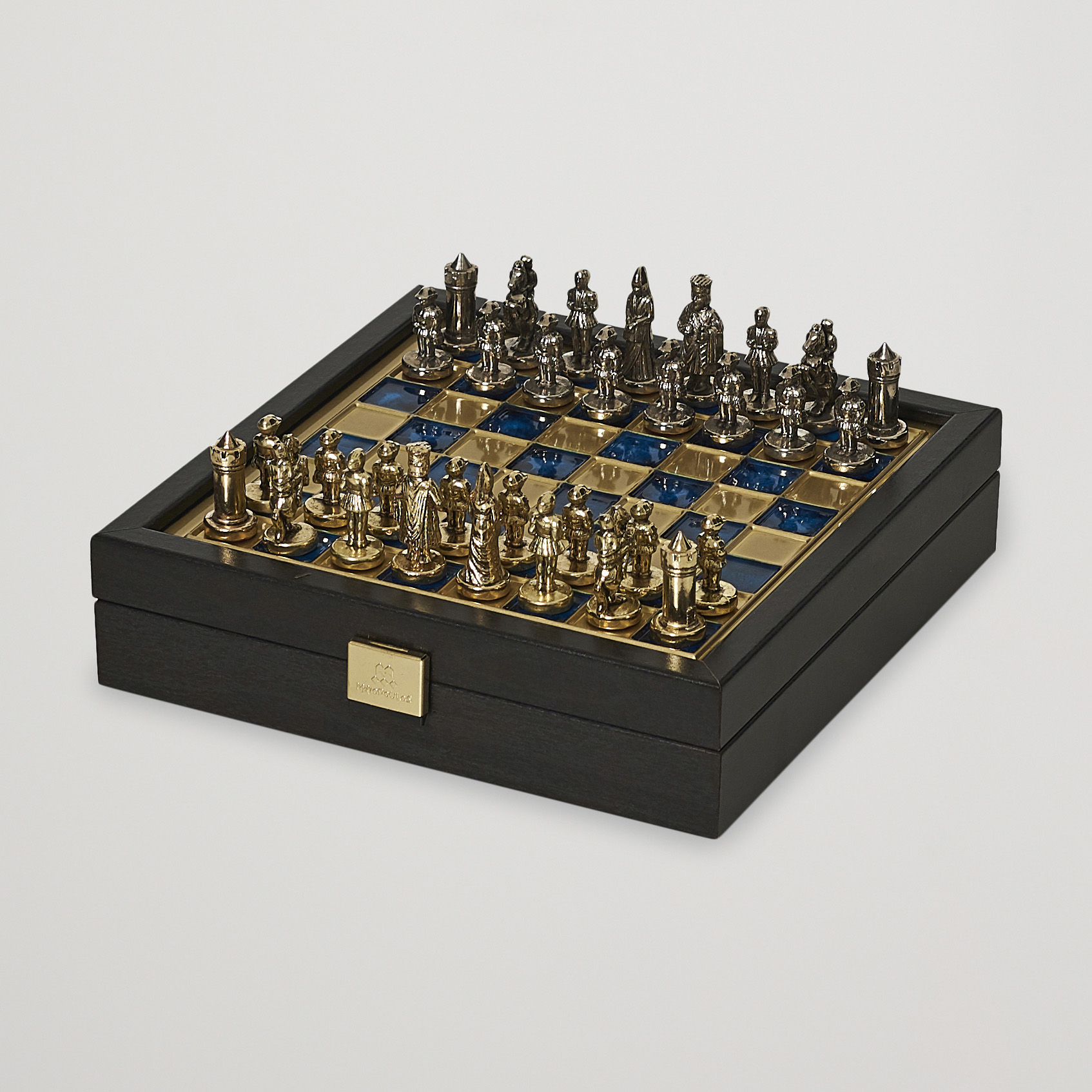 Manopoulos Byzantine Empire Chess Set Blue at CareOfCarl.com