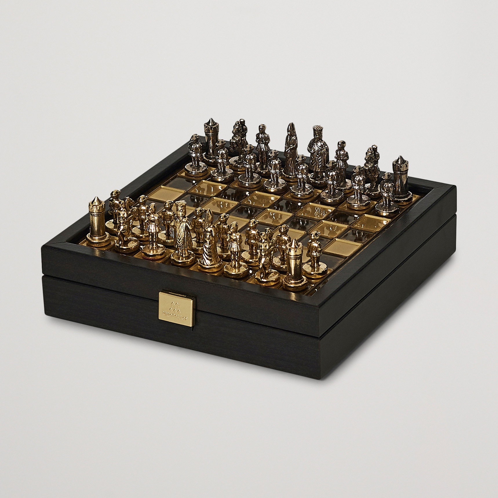 Manopoulos Byzantine Empire Chess Set Brown at CareOfCarl.com