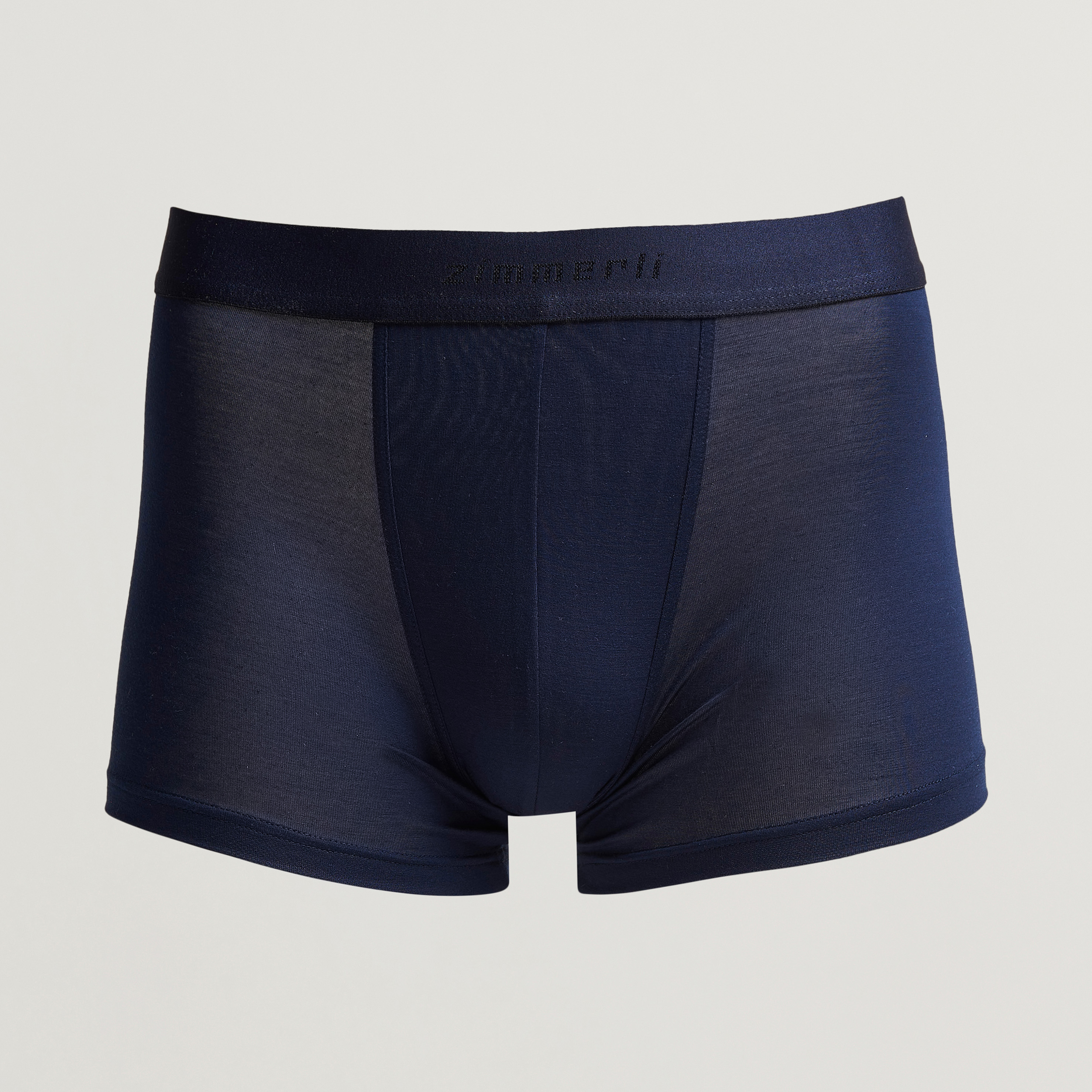 Zimmerli of Switzerland Micro Modal Boxer Briefs Navy at CareOfCarl.com