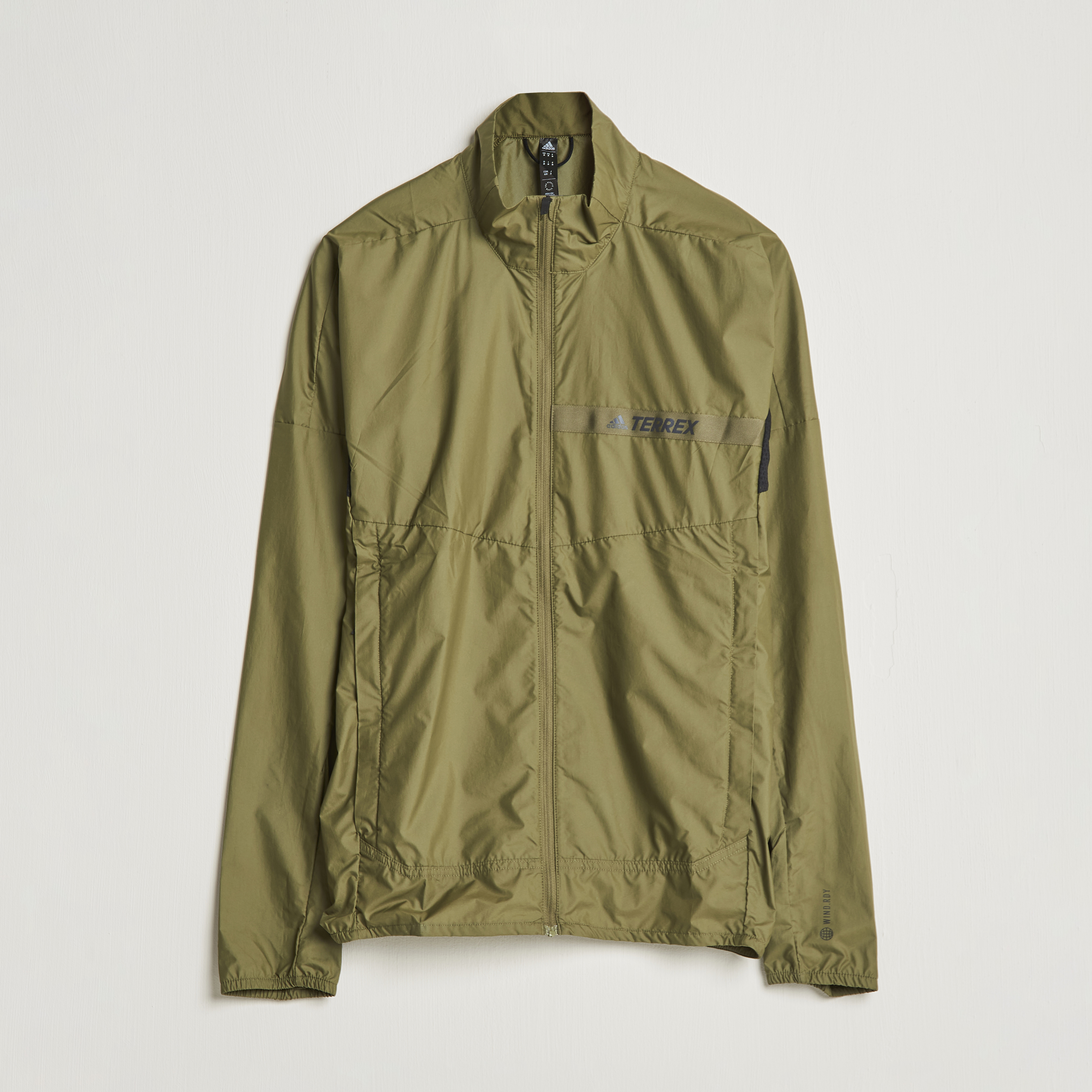 adidas Performance MT Wind Jacket Olive at CareOfCarl.com