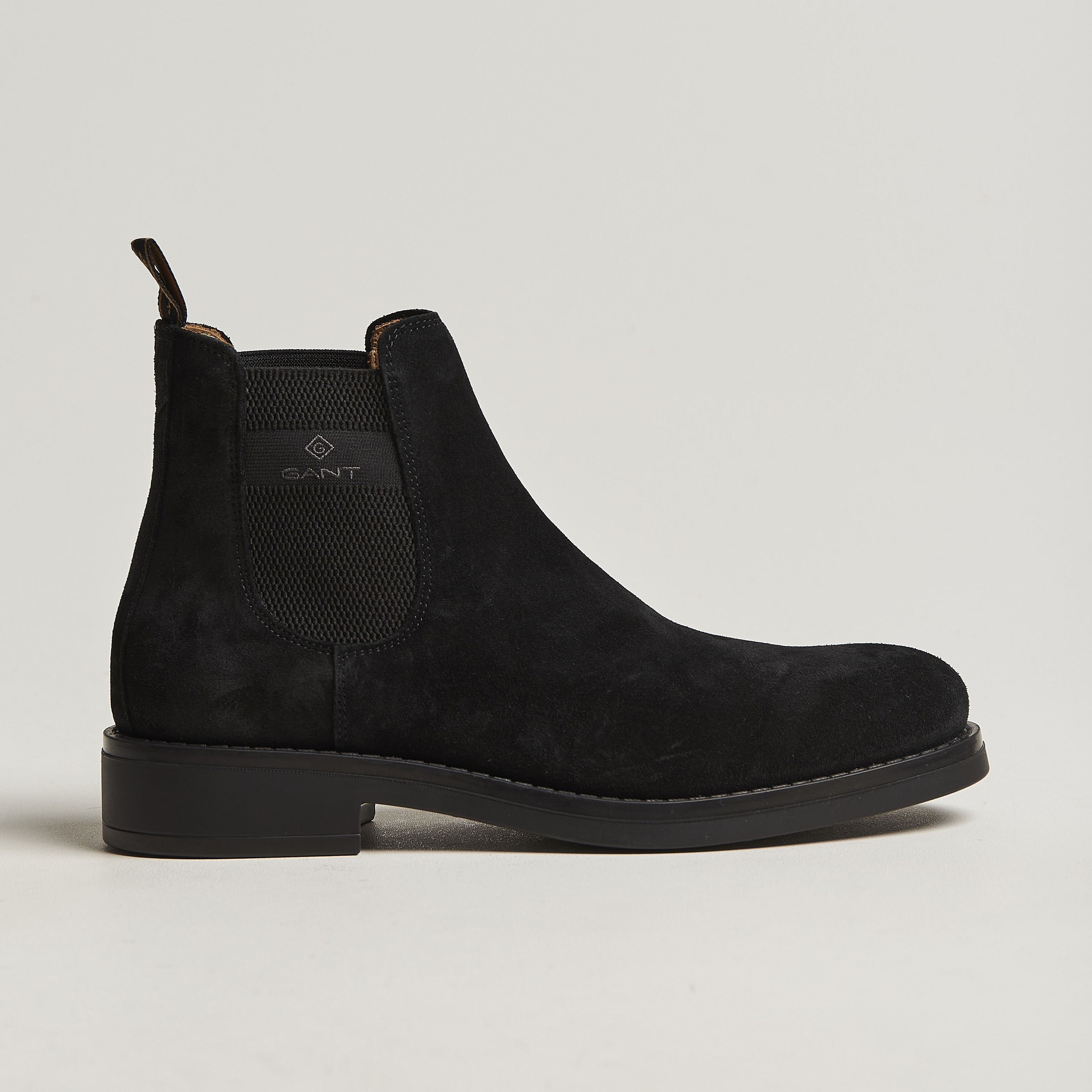 GANT Brookly Suede Chelsea Boot Black at CareOfCarl.com