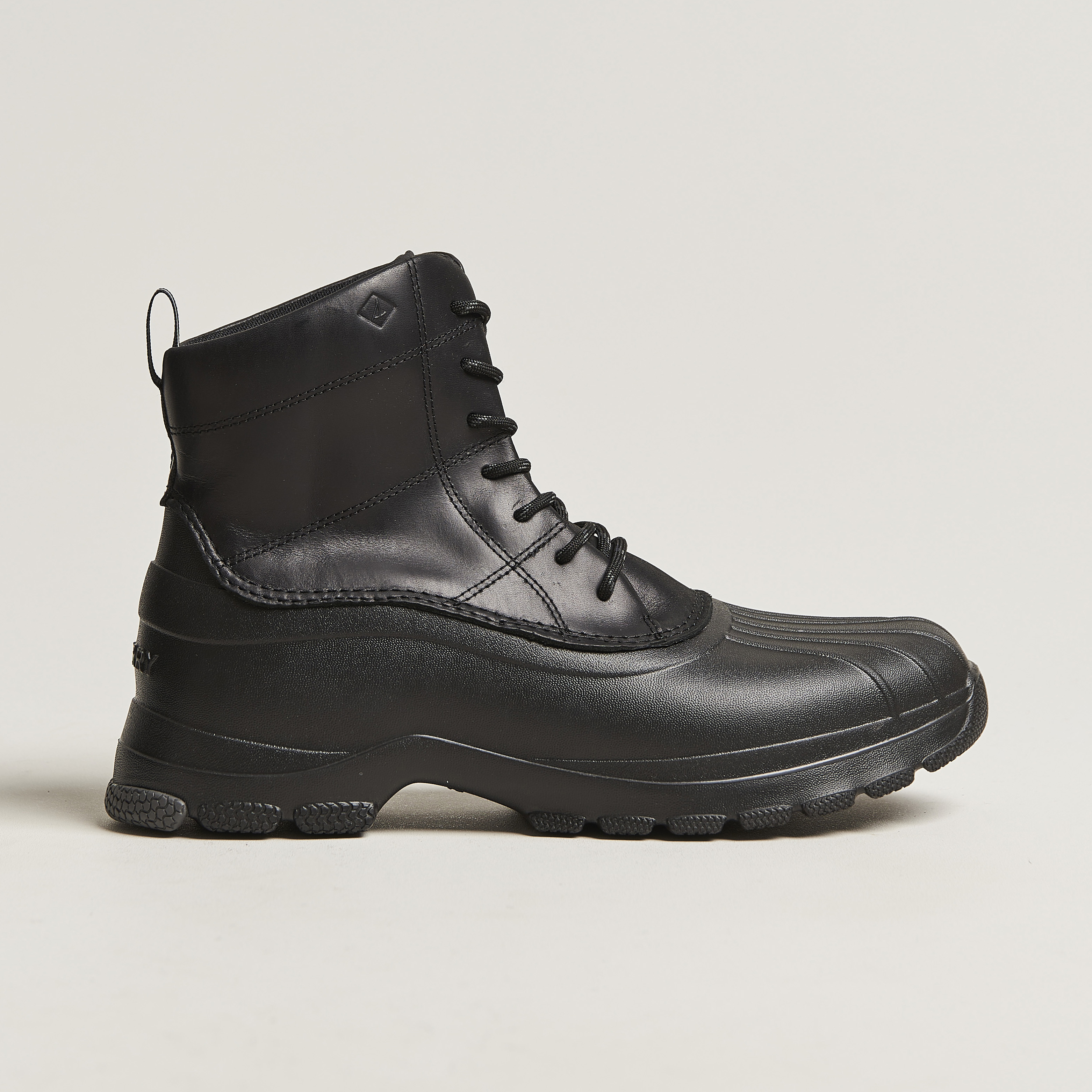 Sperry Duck Float Lace Up Core Boot Black at CareOfCarl.com