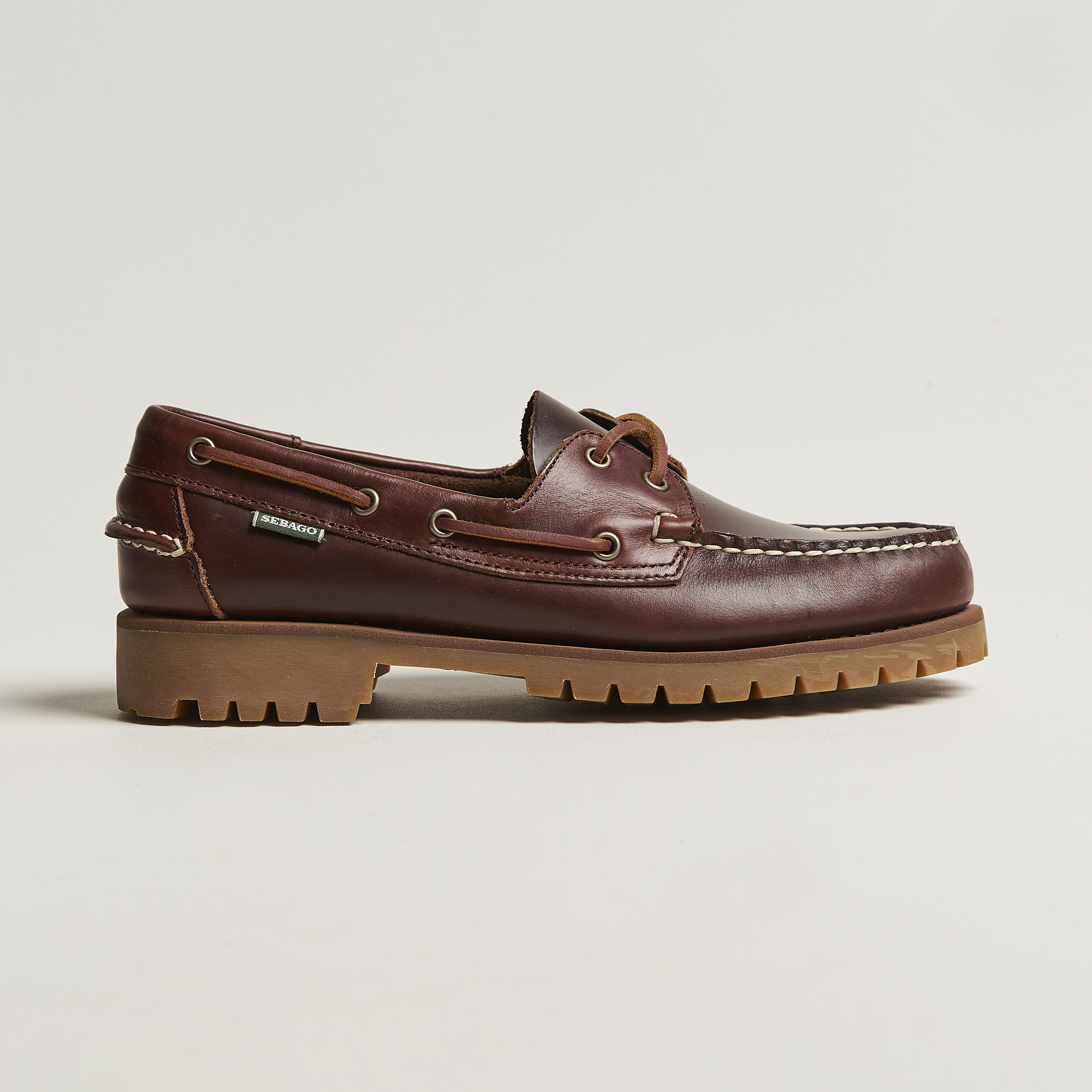 Sebago Ranger Waxy Leather Loafer Brown Gum at CareOfCarl.com