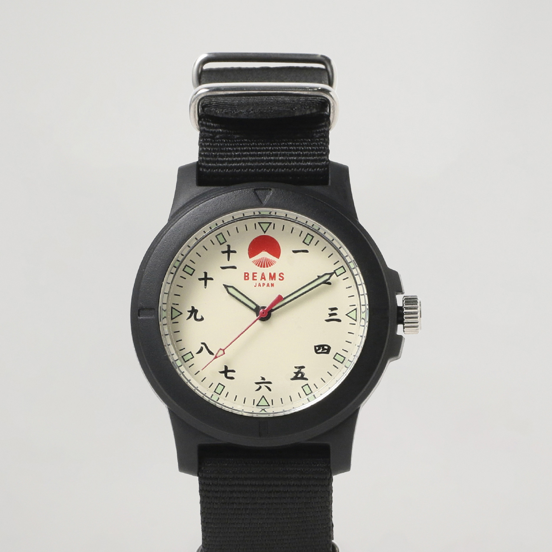Beams Japan Kenji Wrist Watch Black at CareOfCarl.com