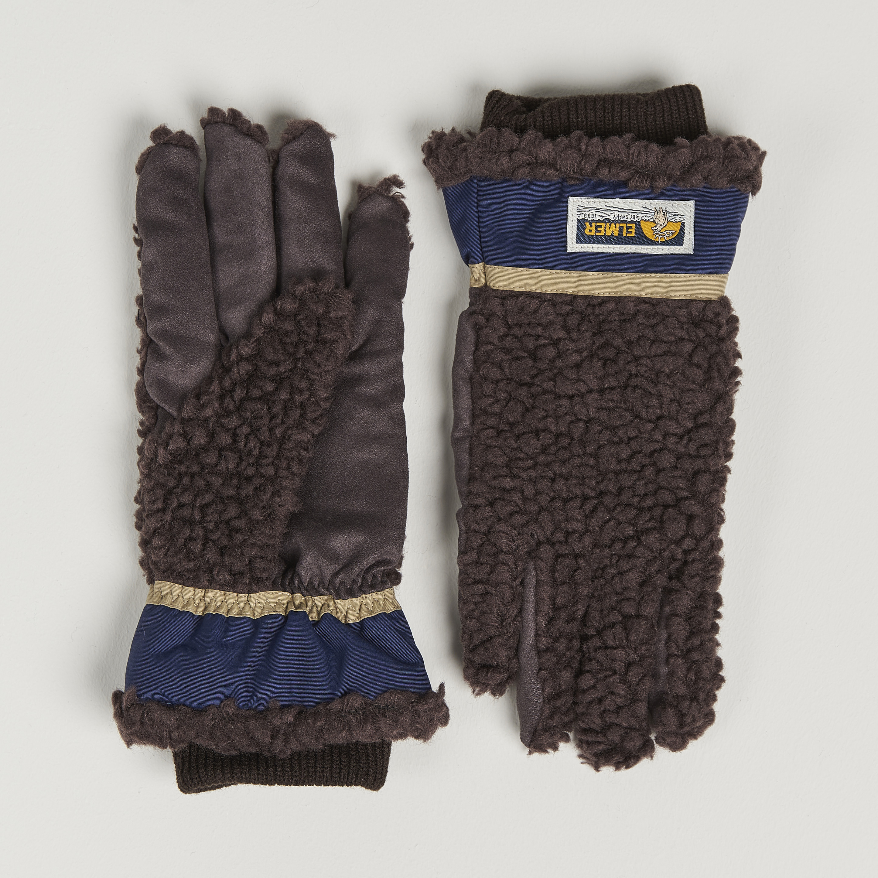 Elmer by Swany Sota Wool Teddy Gloves Brown at CareOfCarl.com