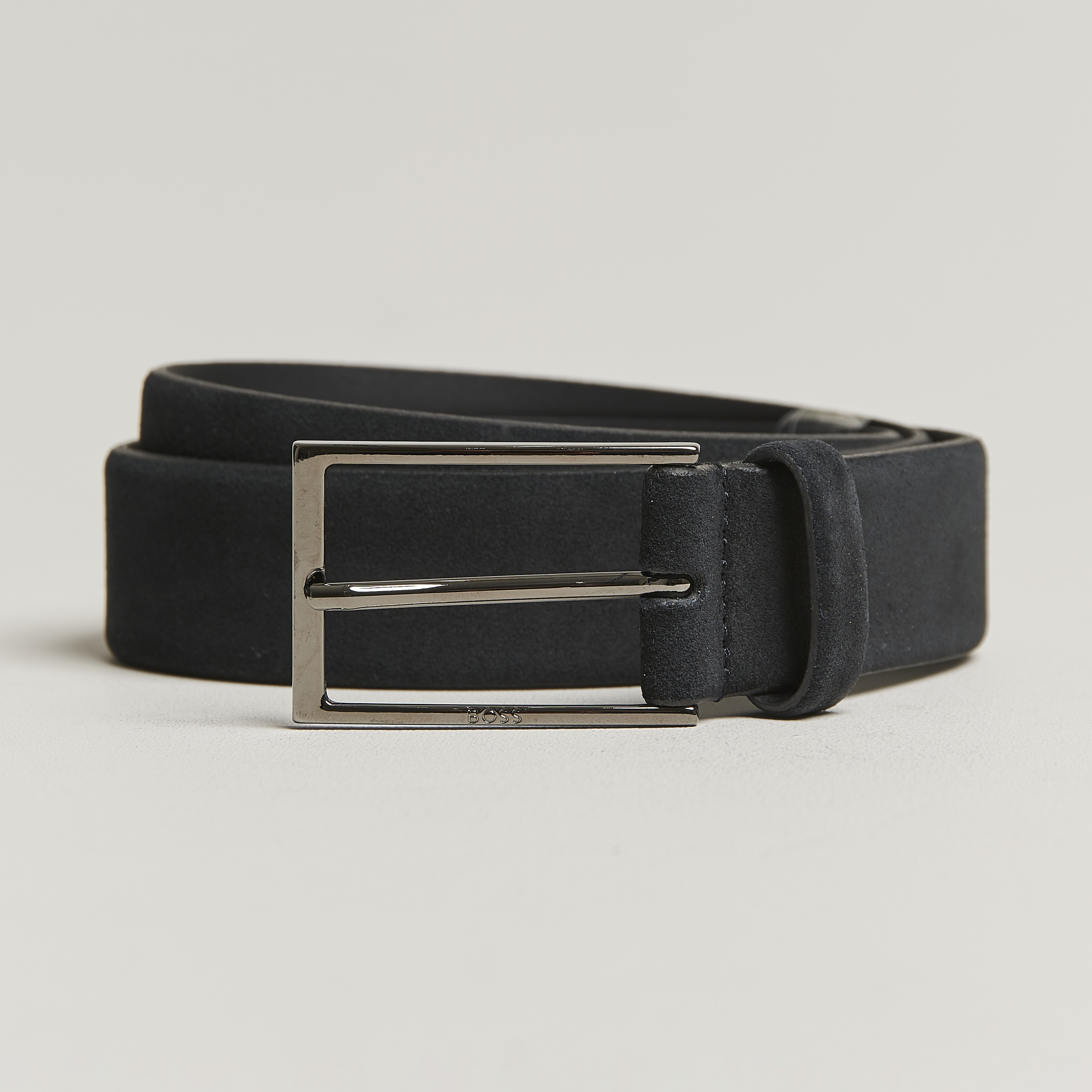 Calindo Suede Belt Dark Blue at CareOfCarl.com