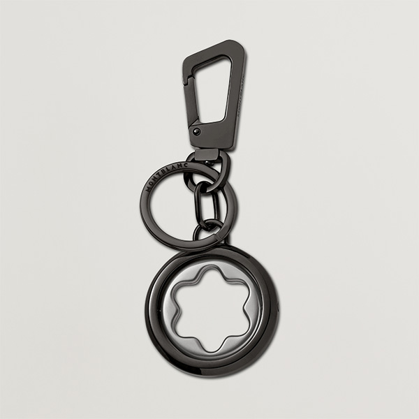 Montblanc Meisterstück Spinning Emblem Key Fob Black at CareOfCarl.com