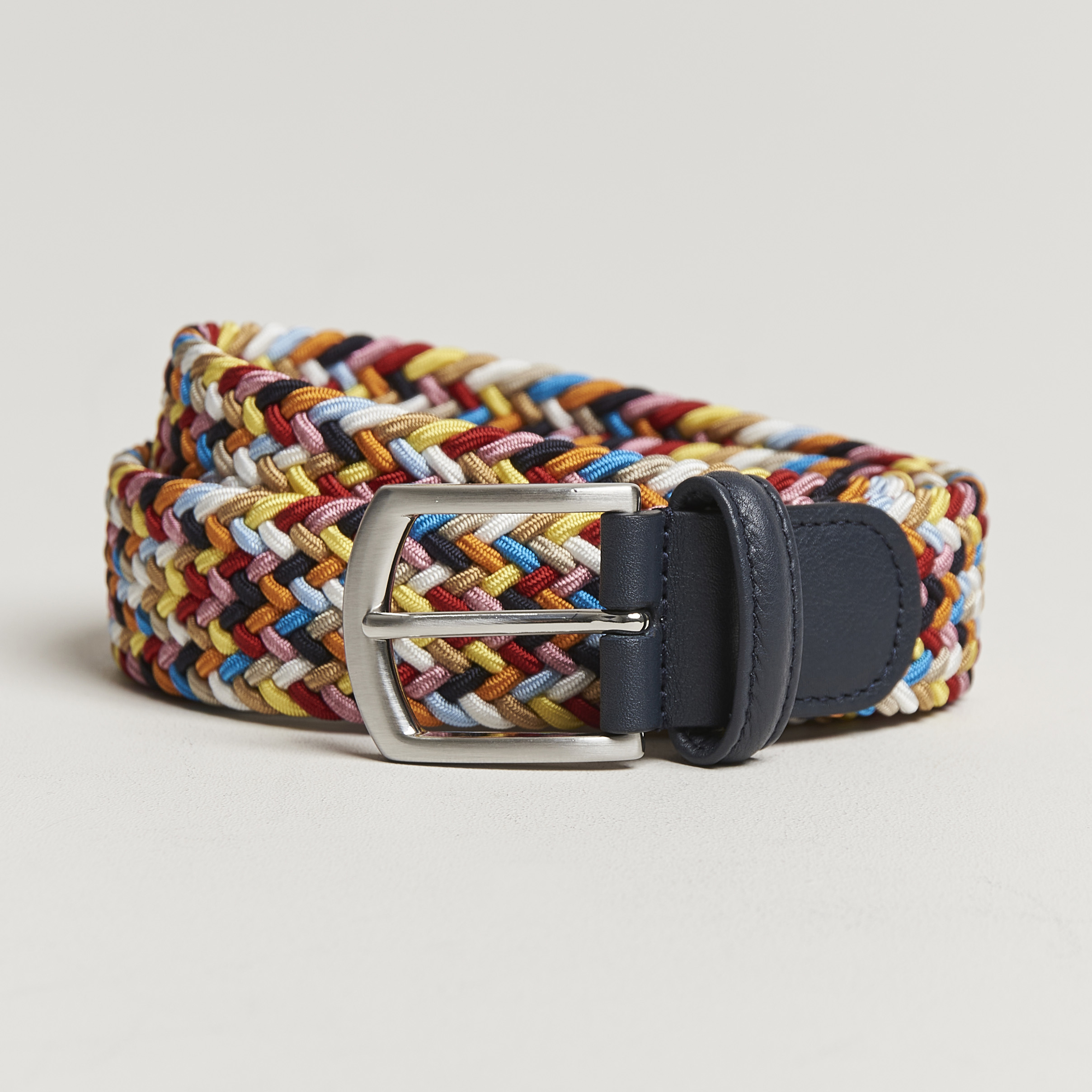 Anderson's Stretch Woven 3,5 cm Belt Multi at CareOfCarl.com