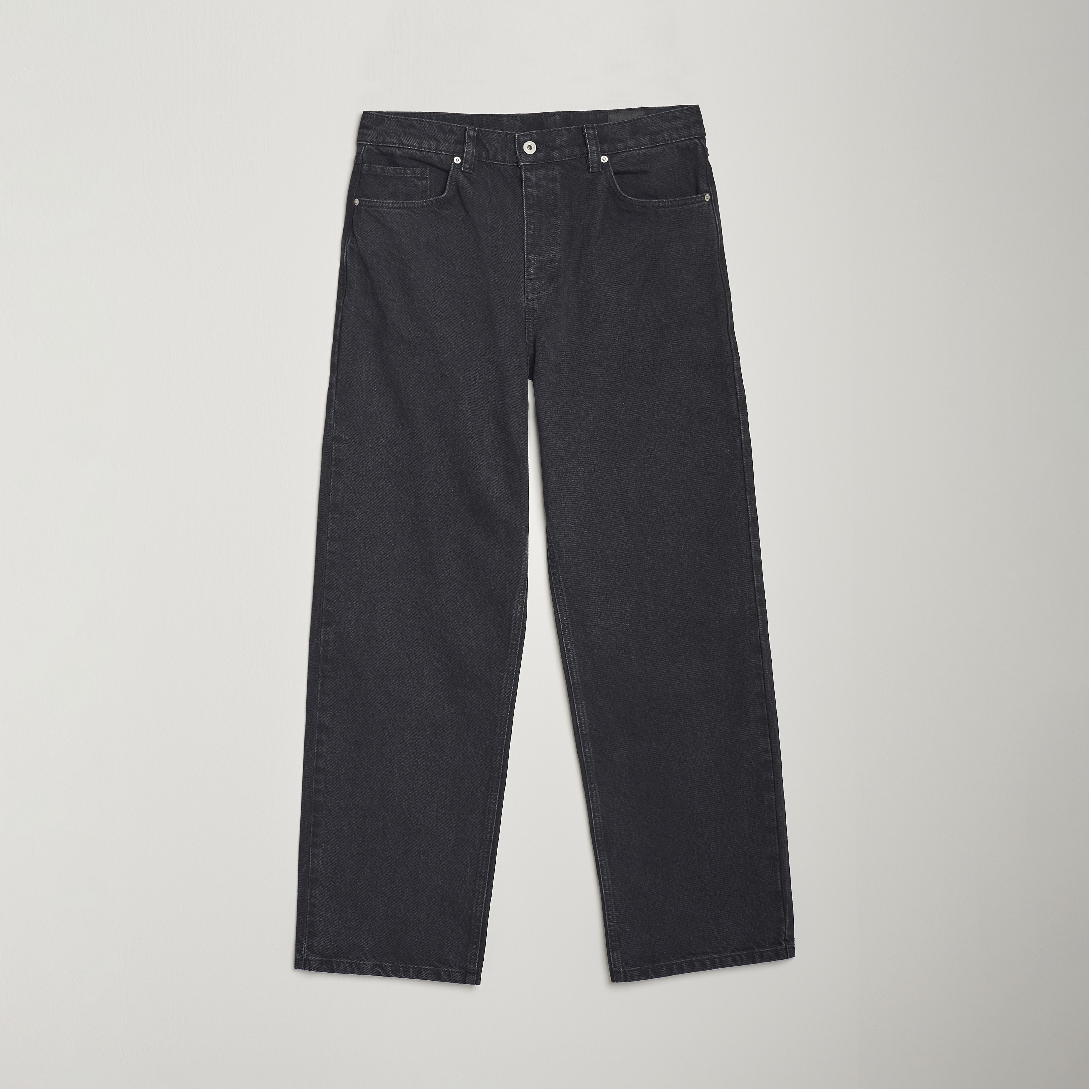 Axel Arigato Zine Relaxed Fit Jeans Faded Black at CareOfCarl.com