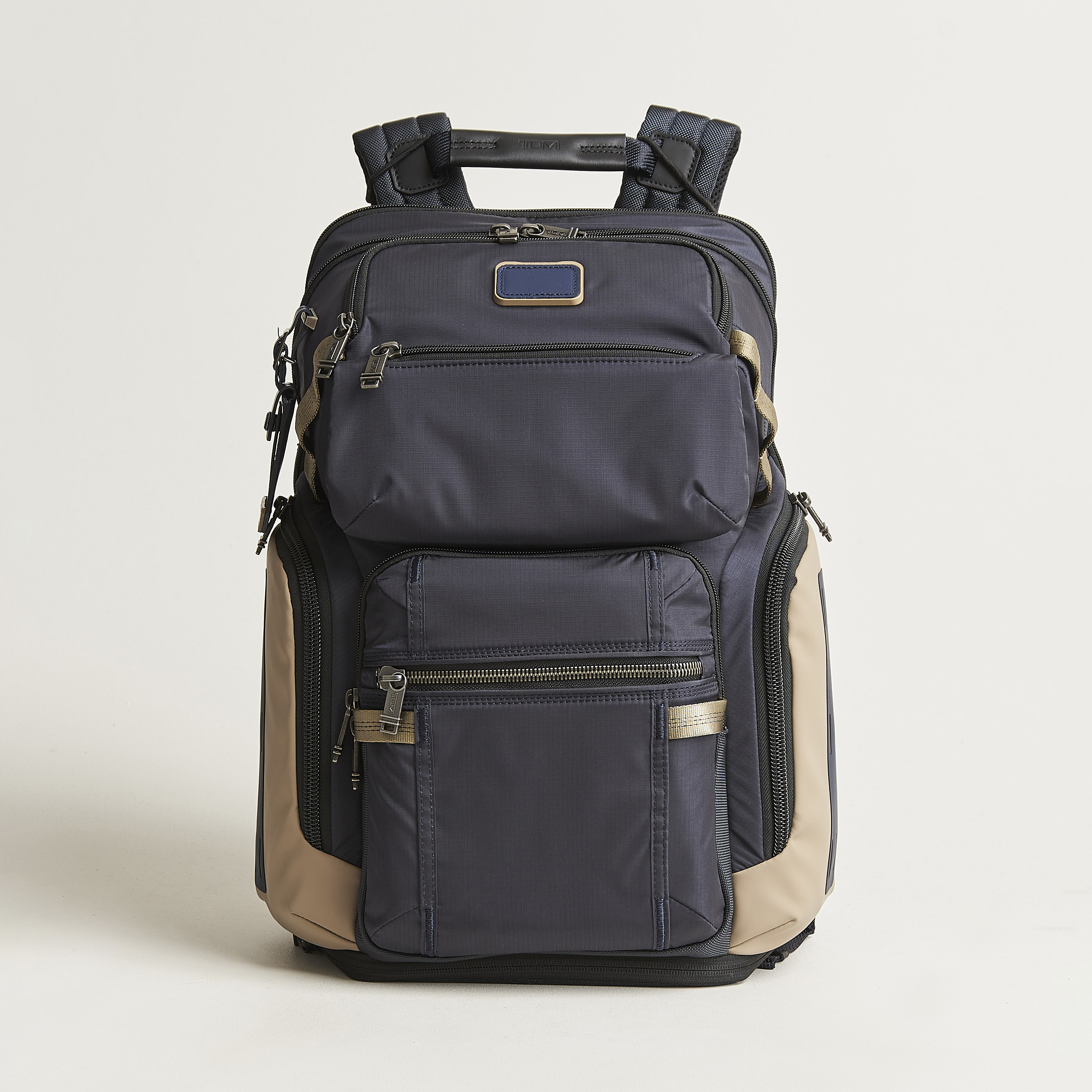 TUMI Alpha Bravo Nomadic Backpack Midnight Navy/Khaki at CareOfCarl.com
