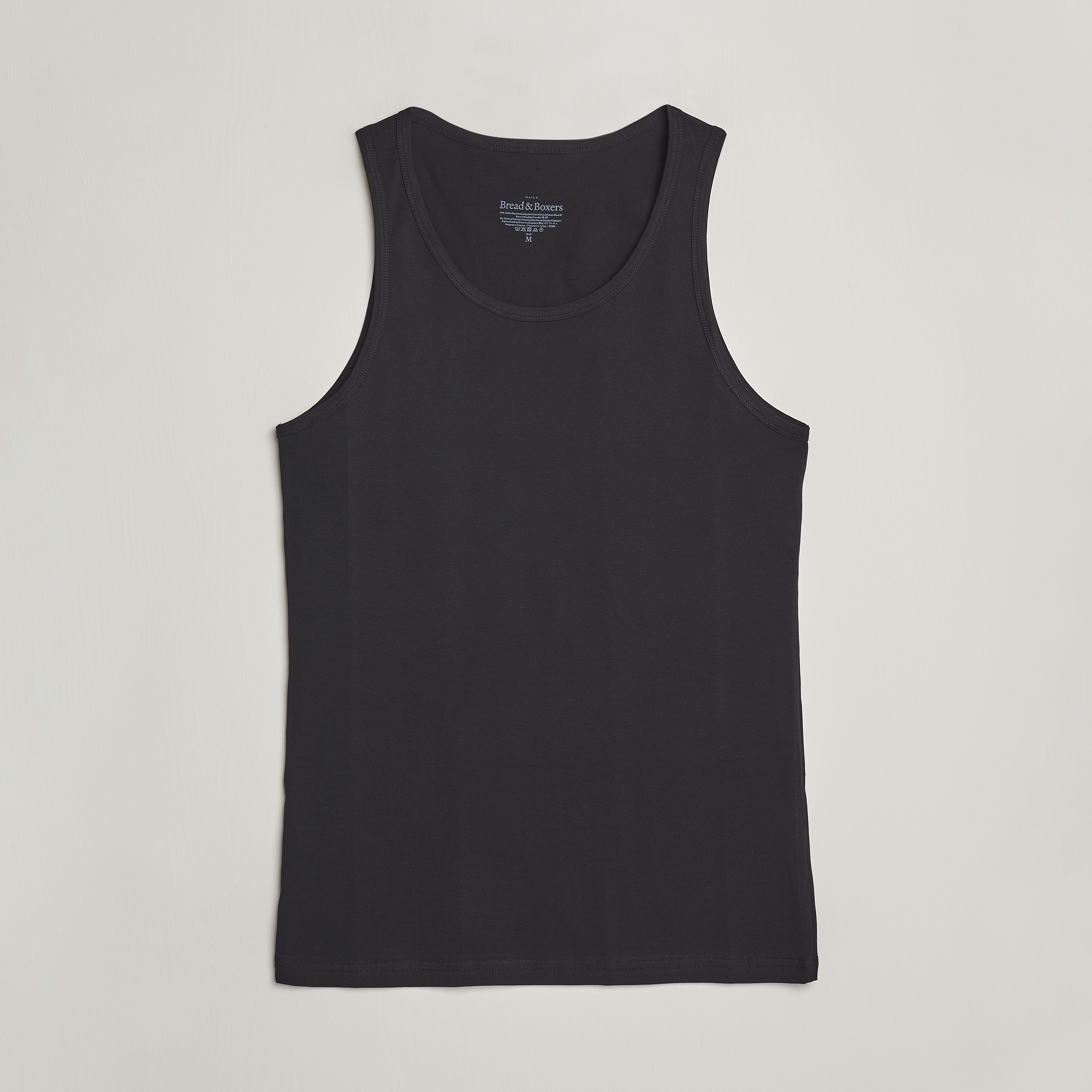 Bread & Boxers 2-Pack Tank Top Black at CareOfCarl.com