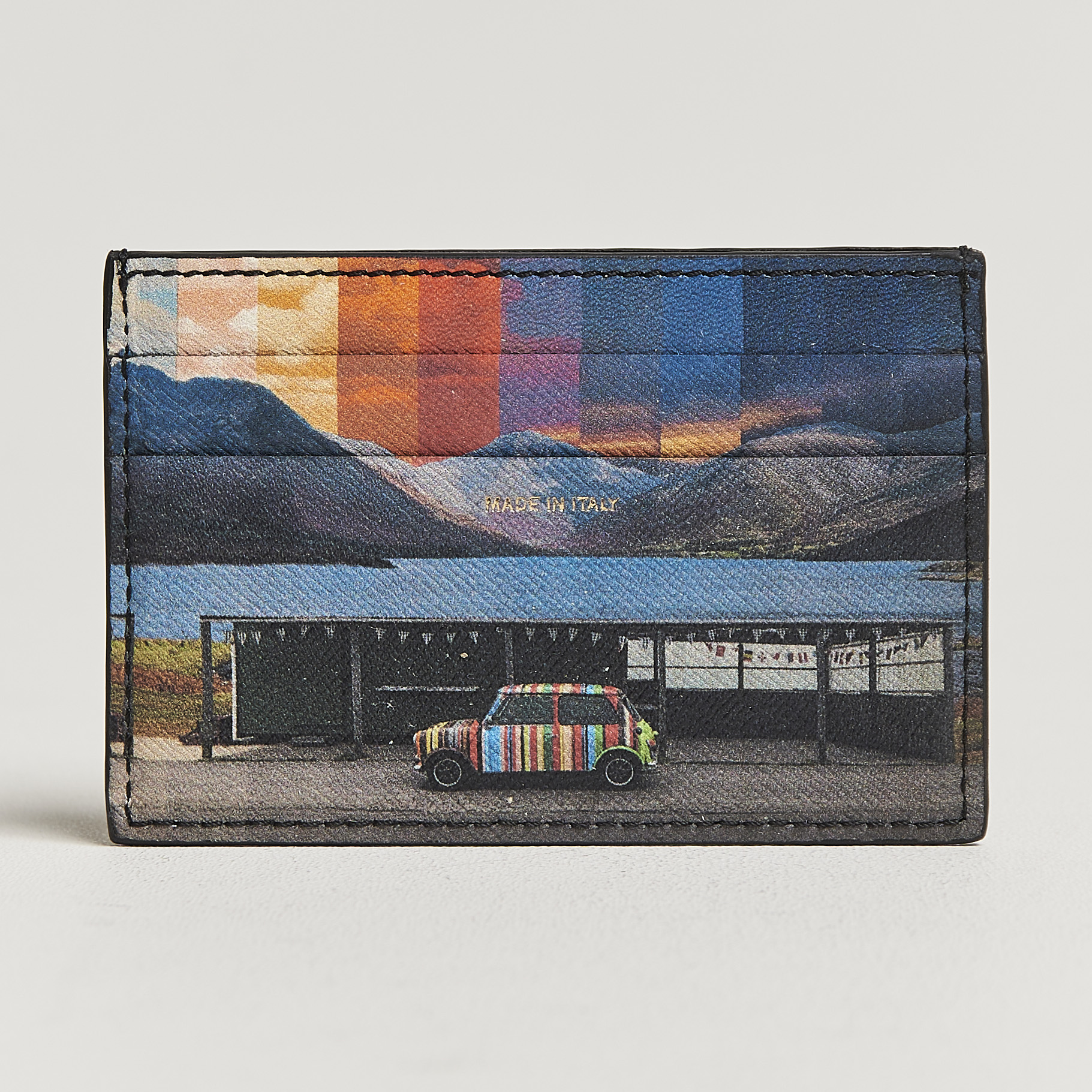 Paul Smith Car Stripe Cardholder Black at CareOfCarl.com