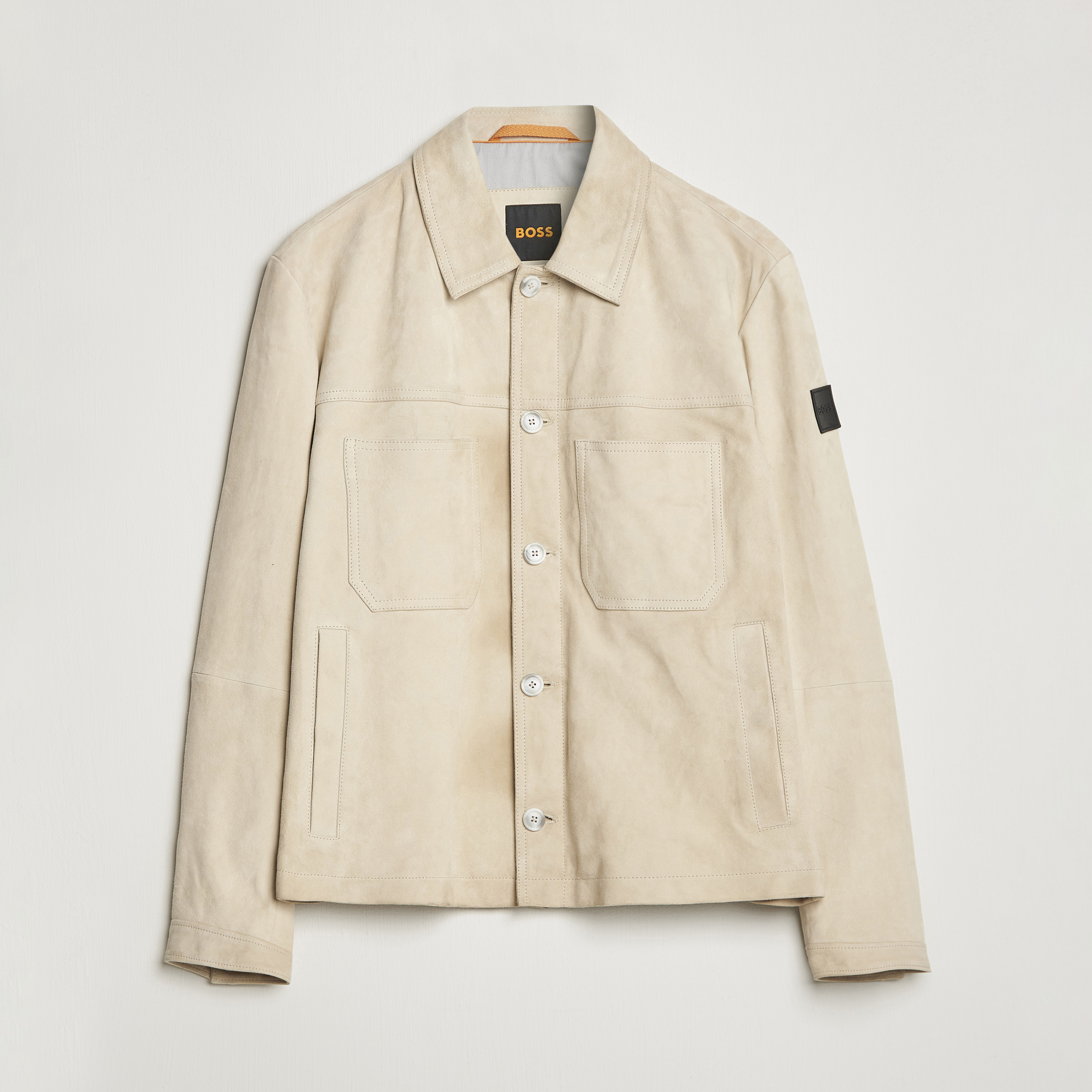 Jaked Suede Jacket Light Beige at CareOfCarl.com