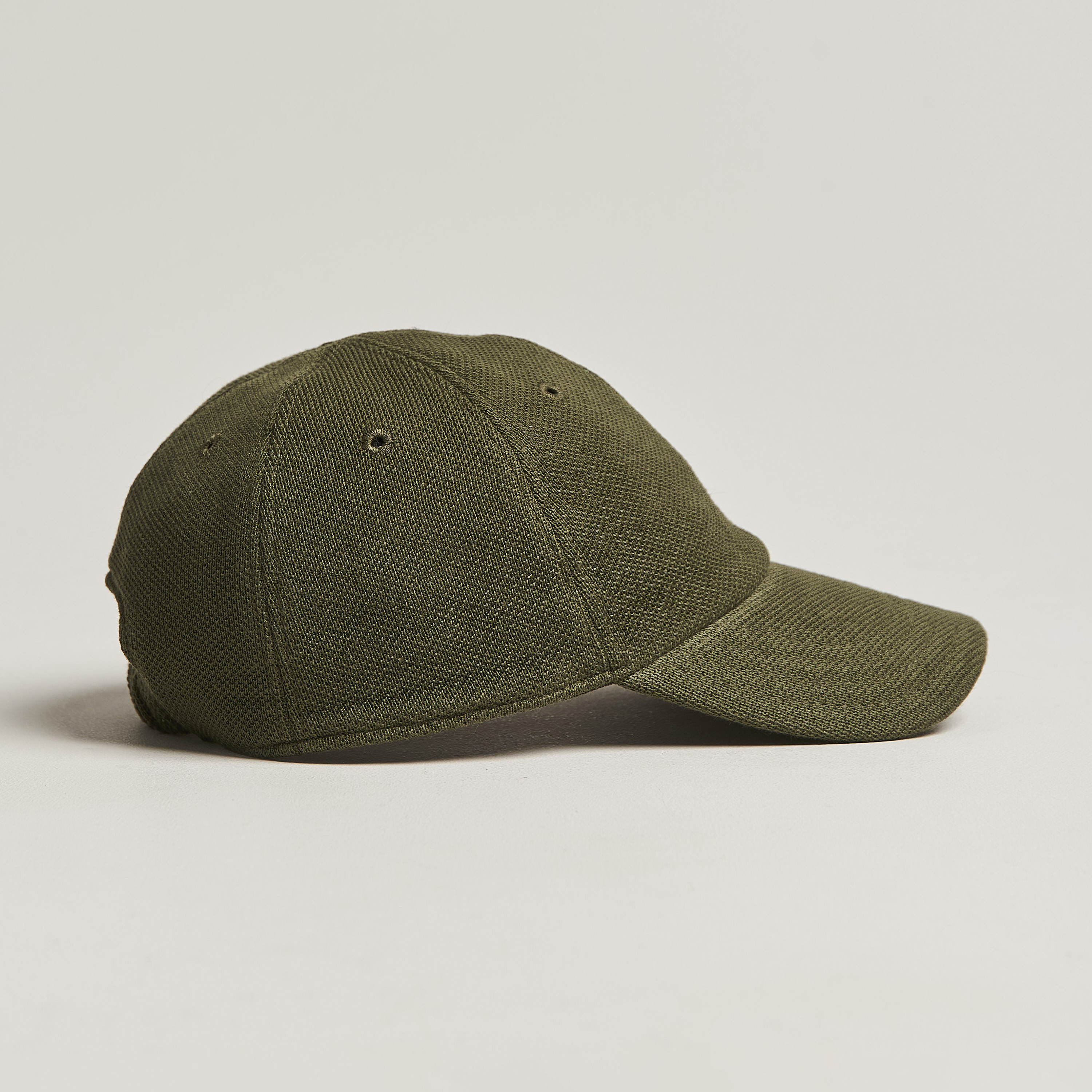 Kiton Baseball Cap Military Green at CareOfCarl.com