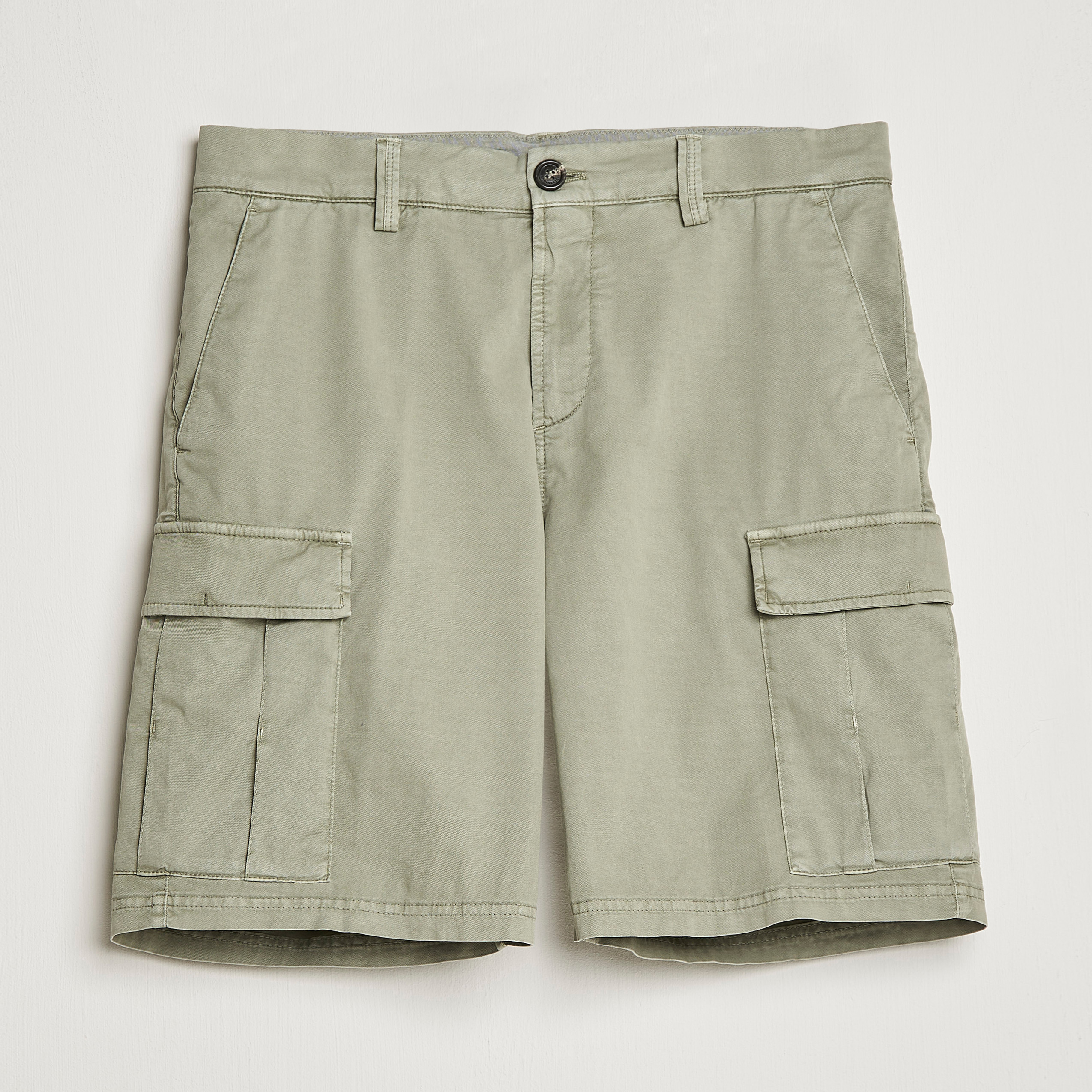 Brunello Cucinelli Cargo Shorts Sage Green at CareOfCarl.com