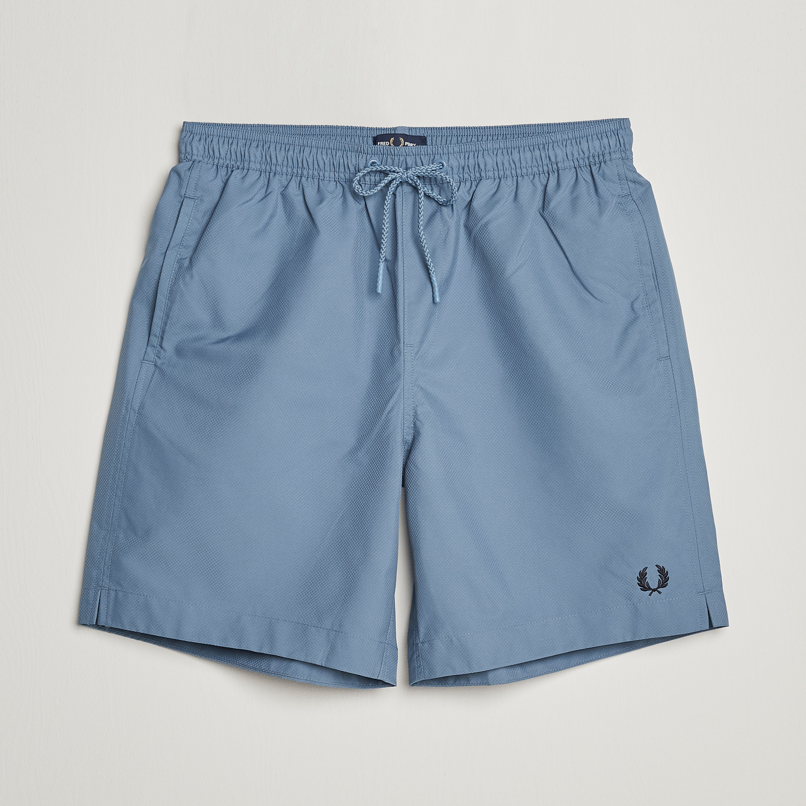 Fred Perry Classic Swimshorts Ash Blue at CareOfCarl.com