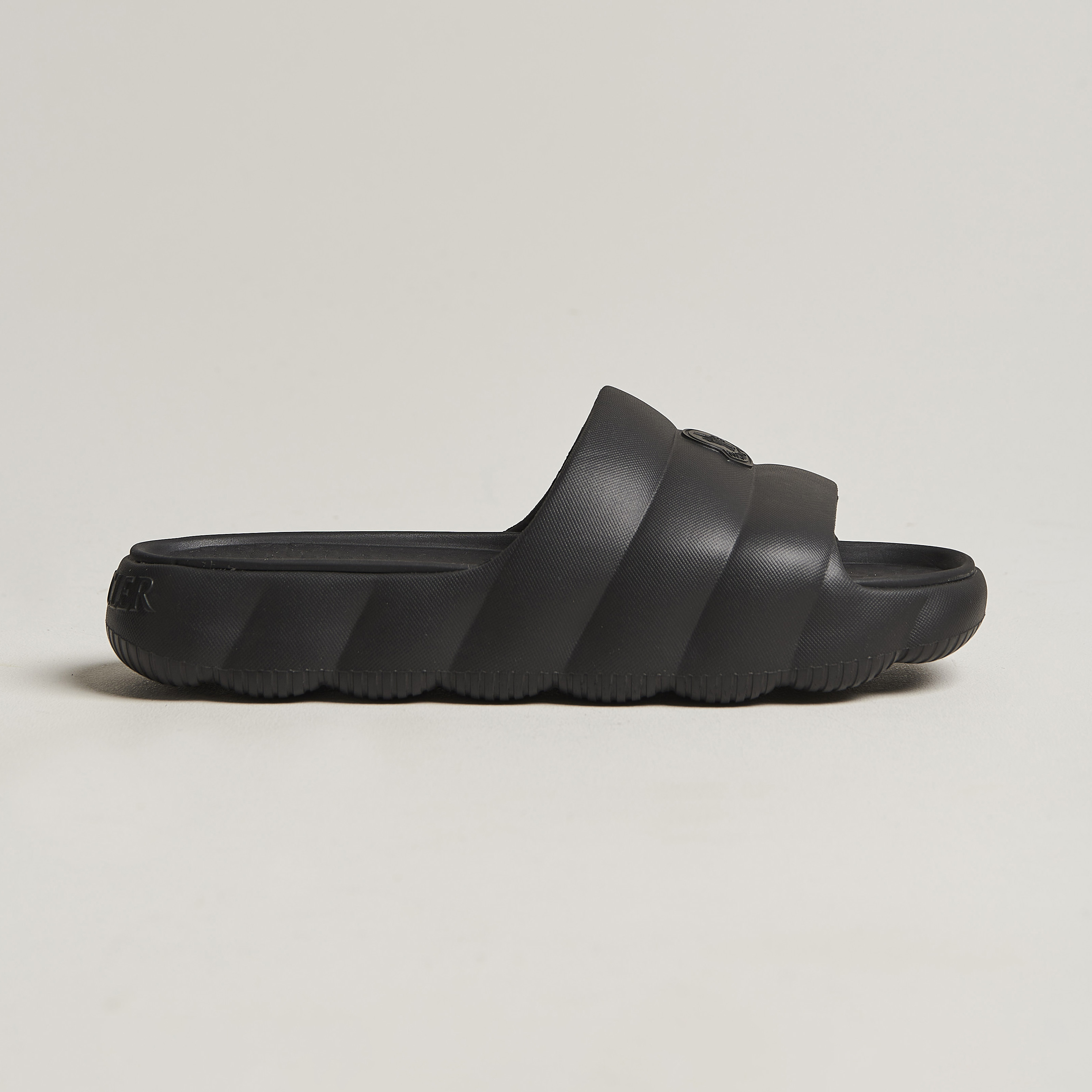 Moncler Lilo Slides Black at CareOfCarl.com