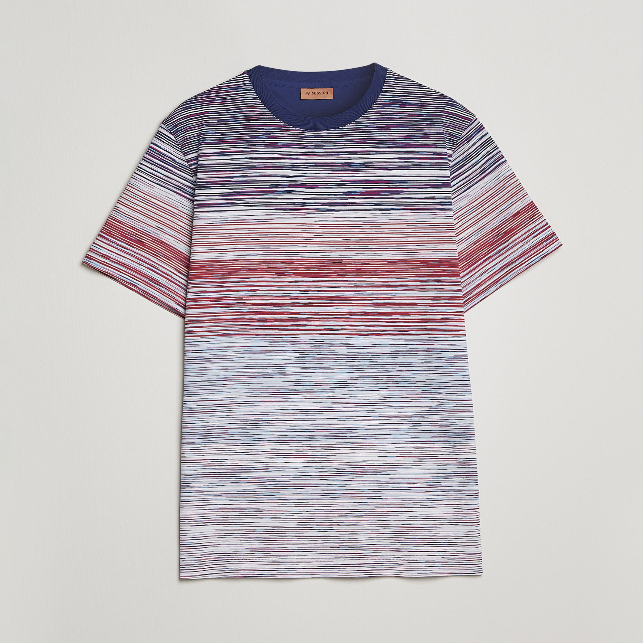 Missoni Knitted Space Dye T-Shirt Light Blue at CareOfCarl.com