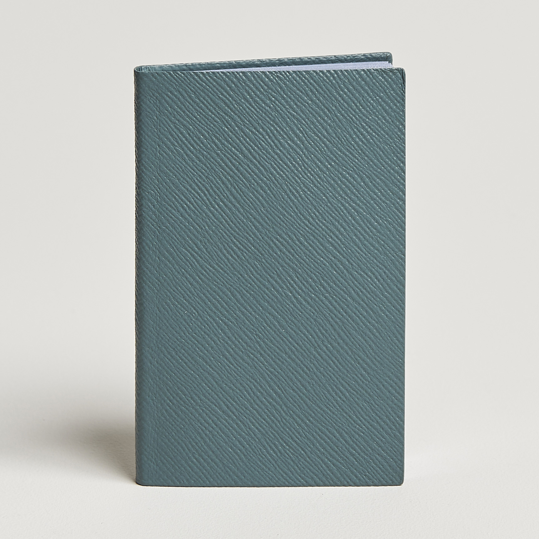 Smythson Panama Notebook Untitled Dark Teal at CareOfCarl.com