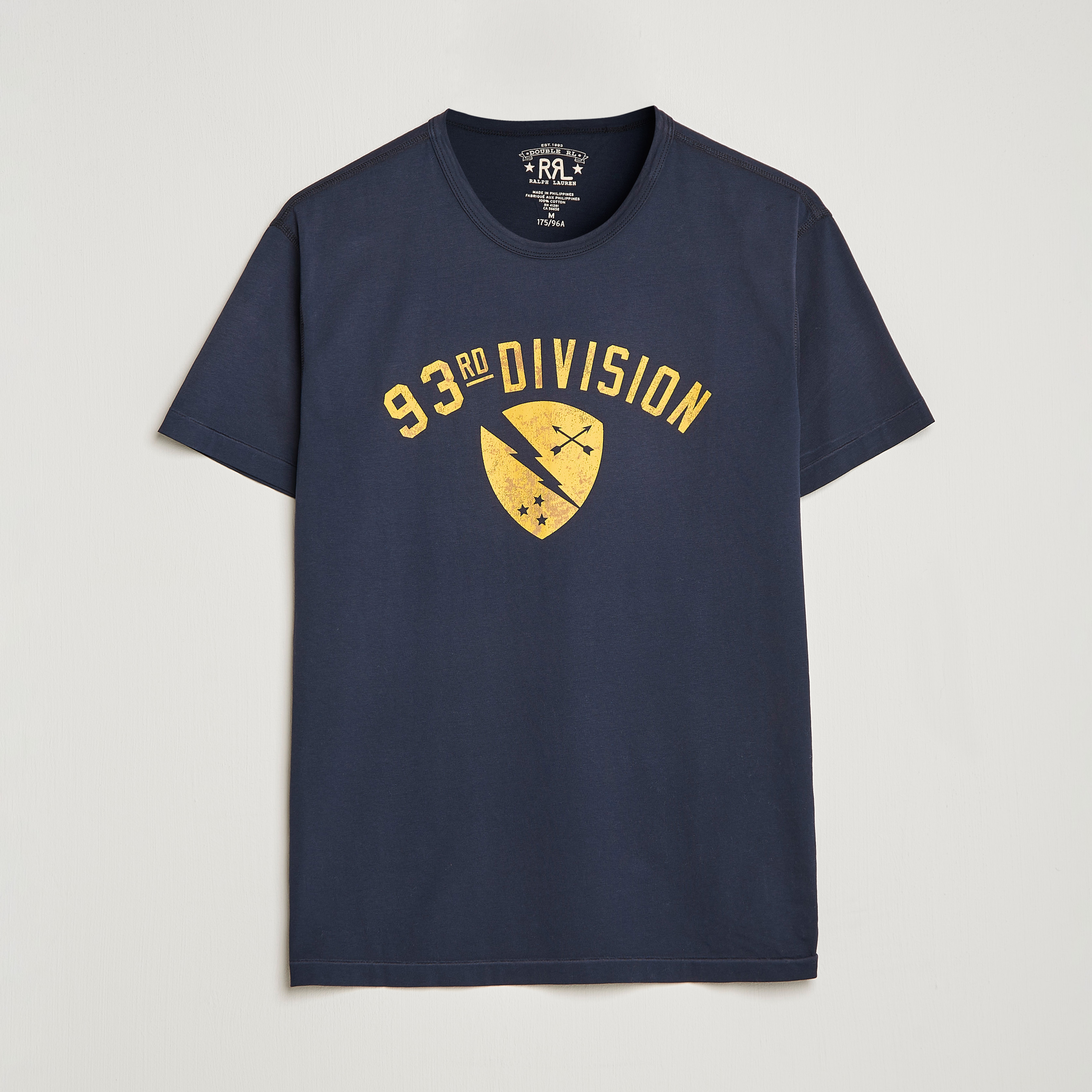 RRL Naval Graphic Tee Vintage Navy at CareOfCarl.com