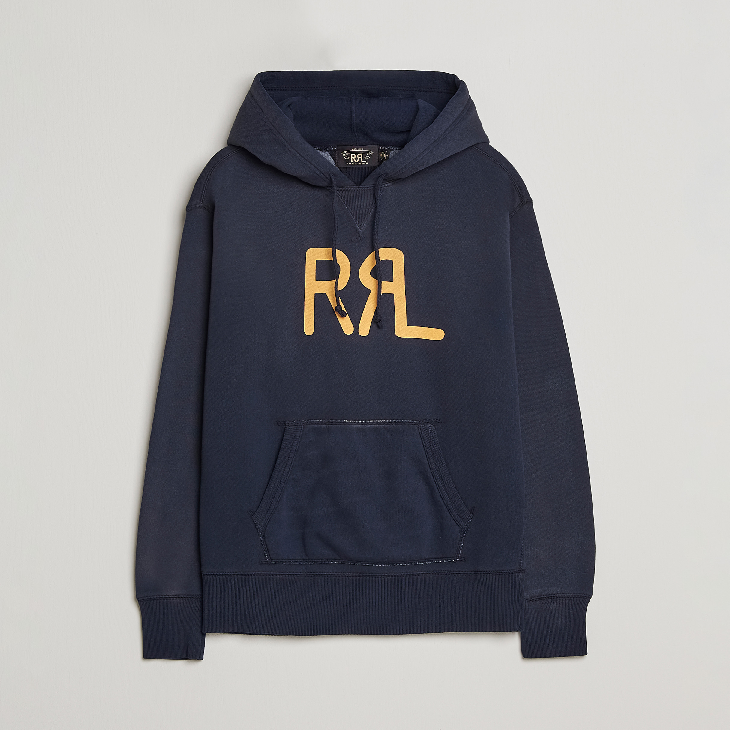 RRL Hooded Pullover Faded Navy at CareOfCarl.com