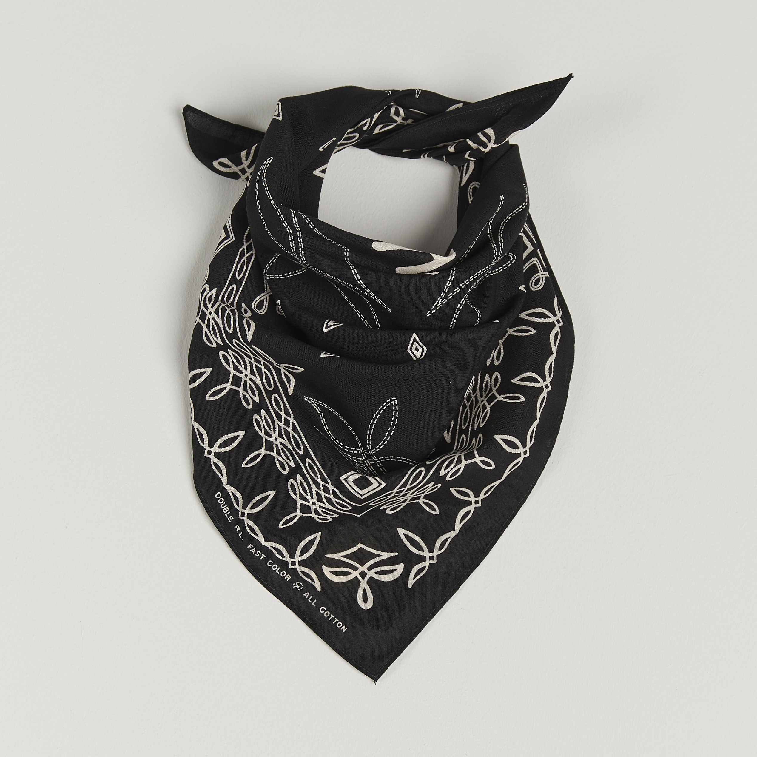 RRL Rios Bandana Black at CareOfCarl.com